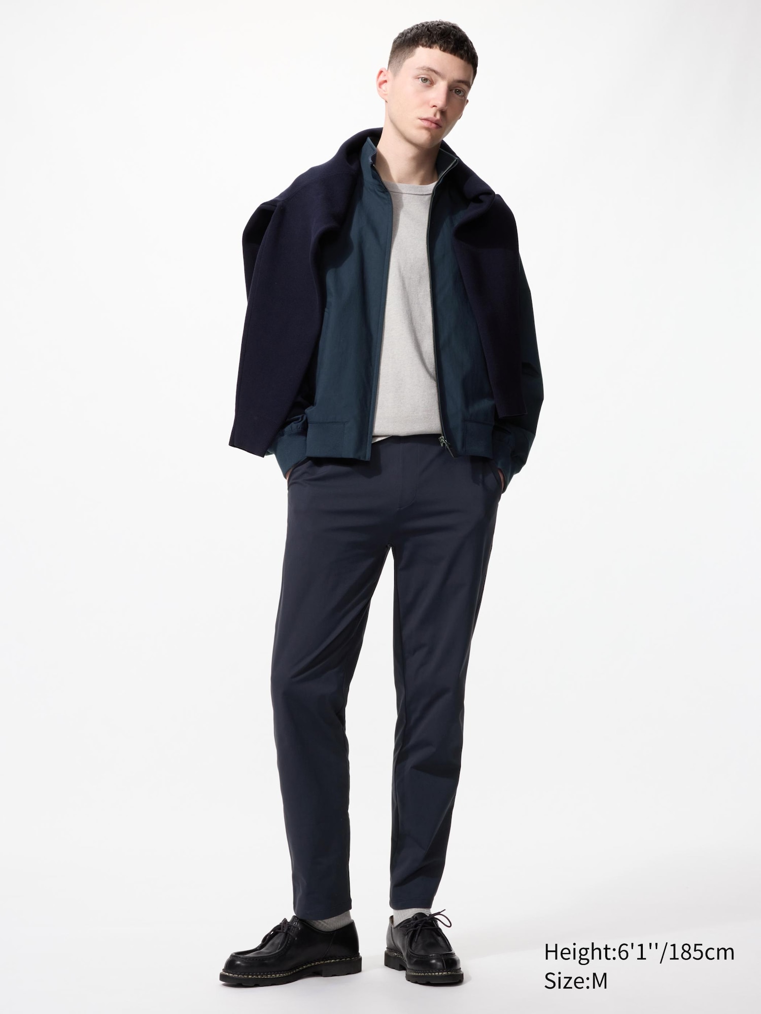 Men's Ultra Stretch DRY-EX Tapered Trousers | UNIQLO UK