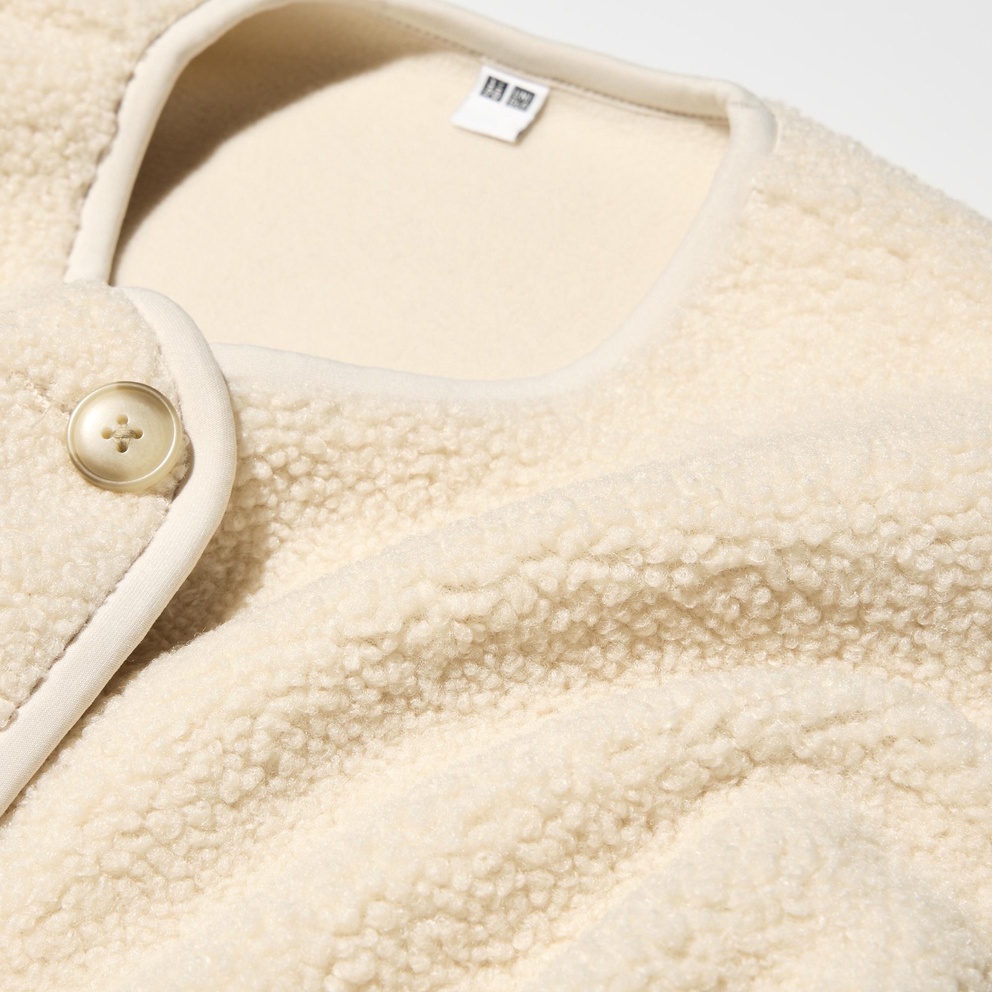 Women's Pile Lined Fleece Oversized Cardigan | UNIQLO UK