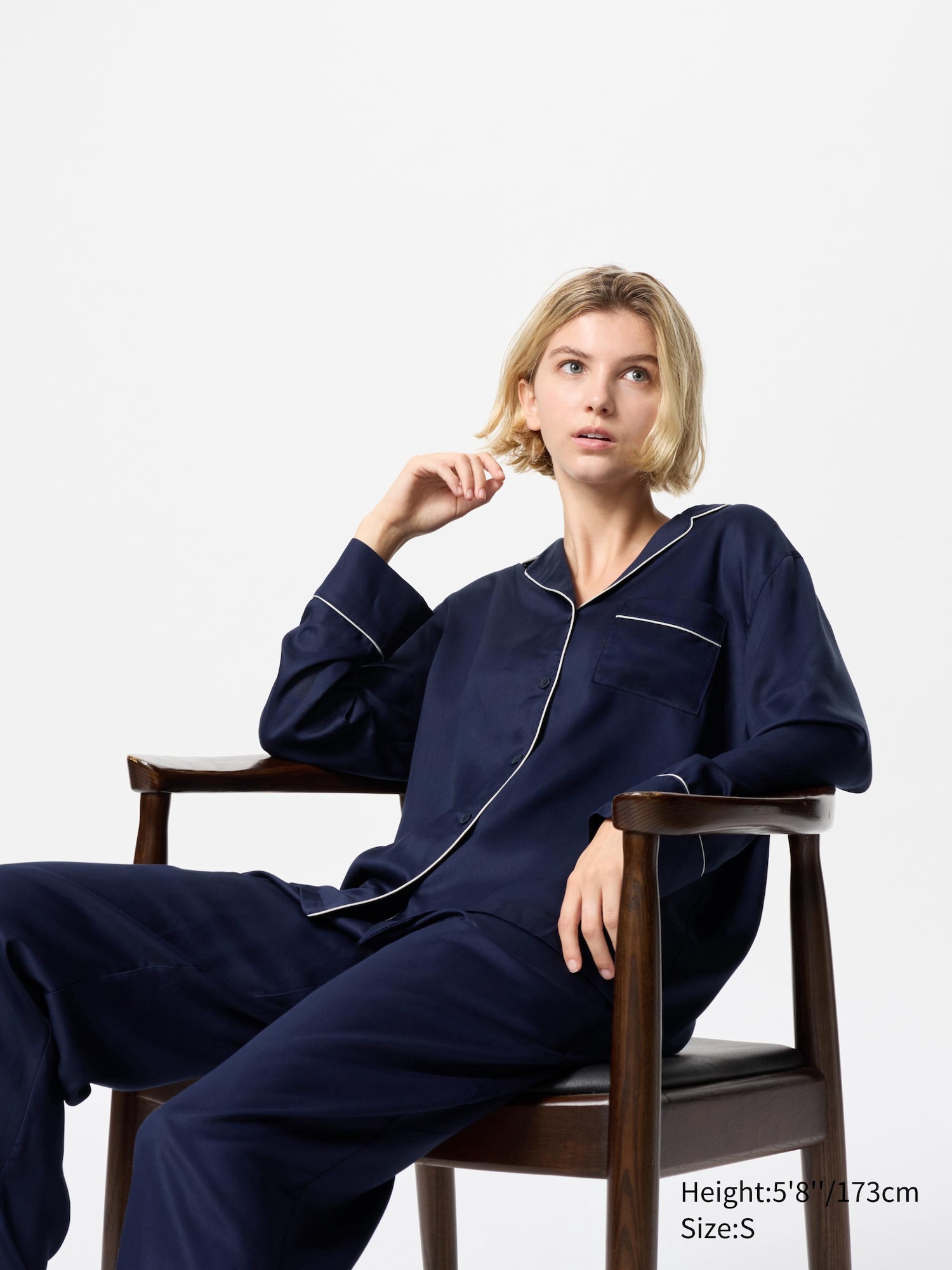 Women's Satin Pyjamas | UNIQLO UK