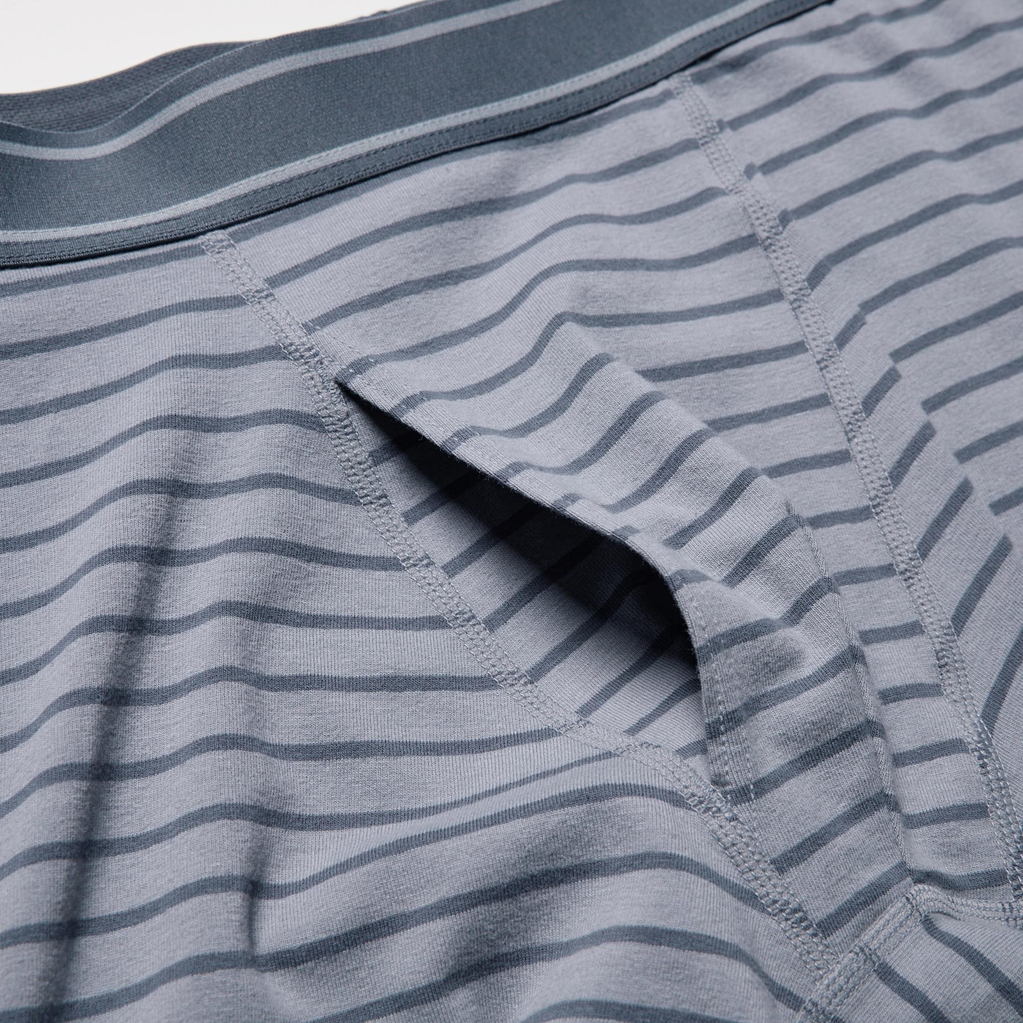 Men's Cotton Boxer Briefs (Stripe) | UNIQLO UK