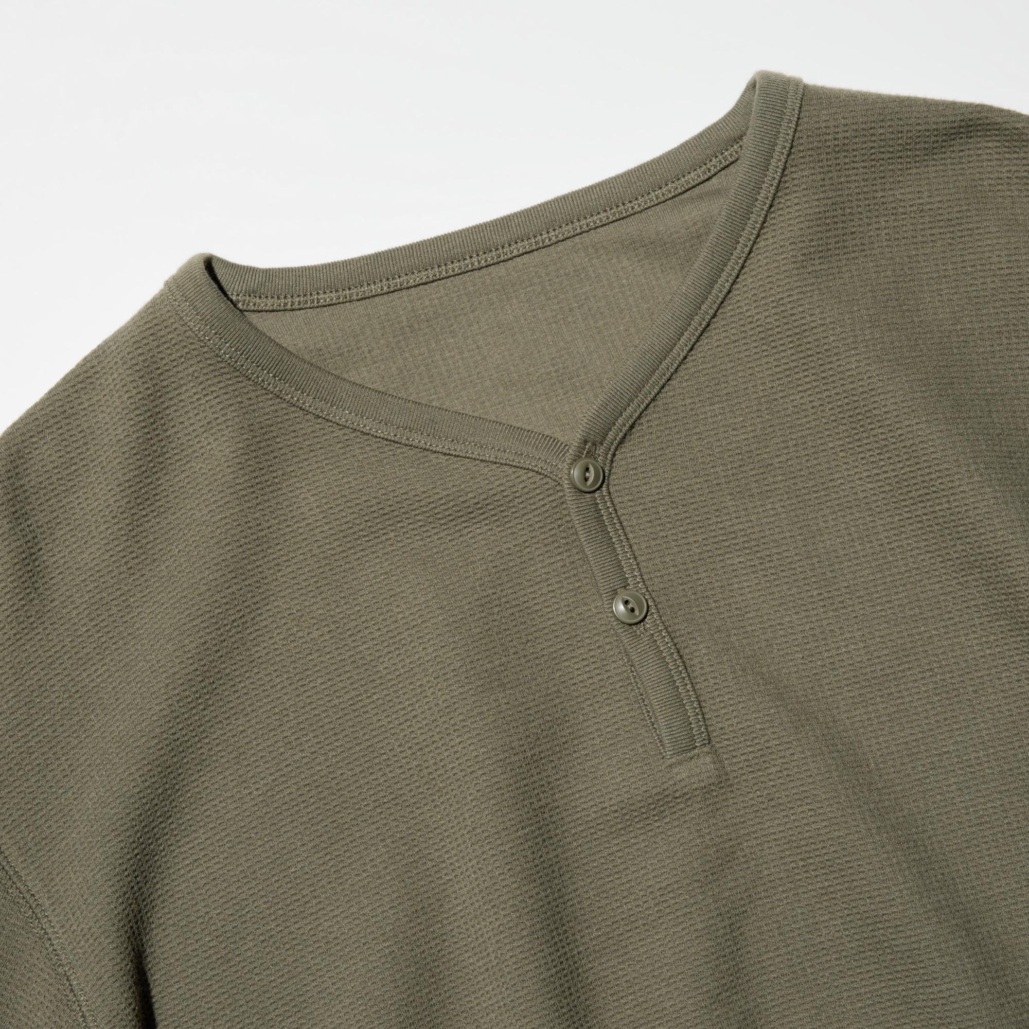 Men's Ultra Stretch Pyjama Set (Henley Neck) | UNIQLO UK