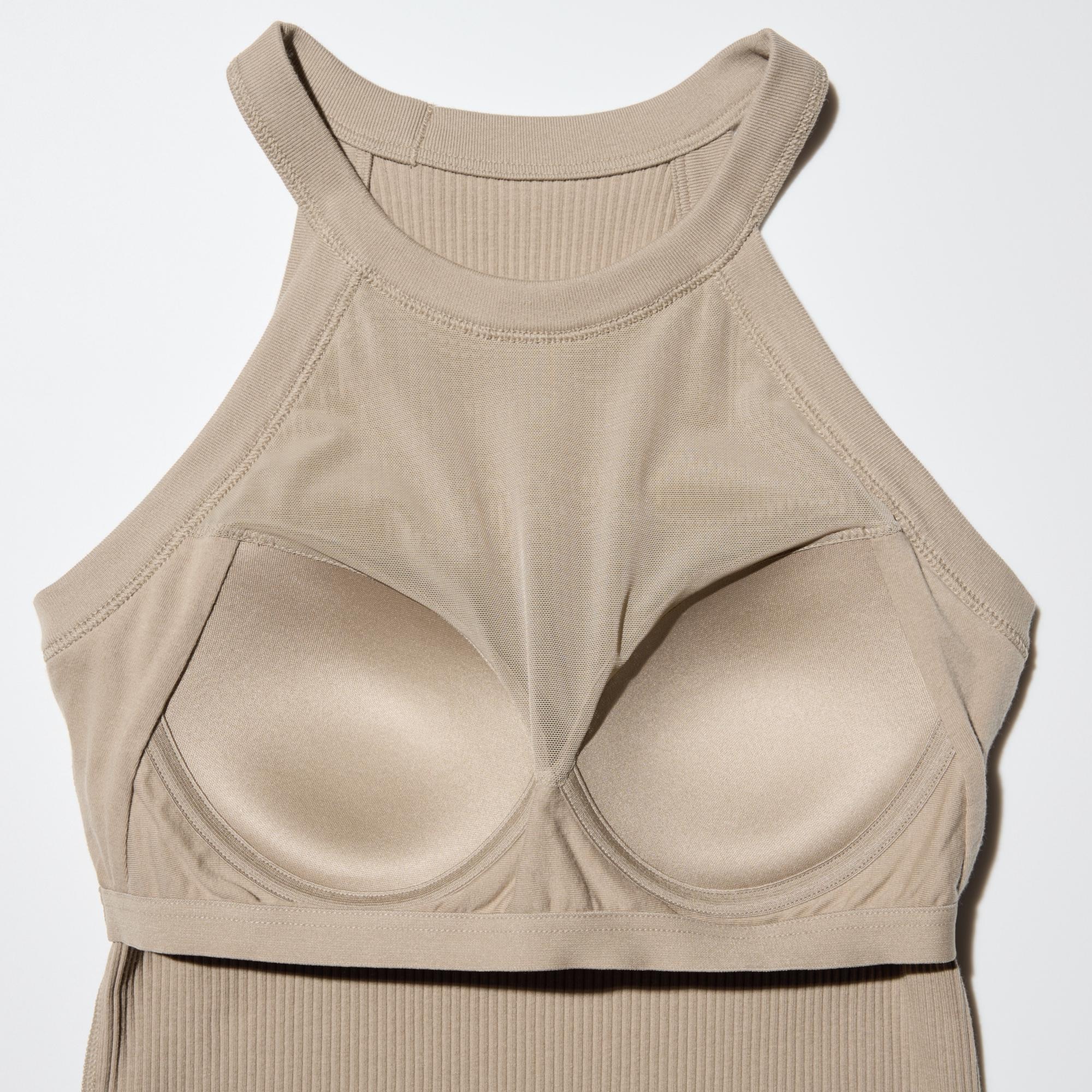 Women's Halter Neck Sleeveless Bra Top | UNIQLO UK