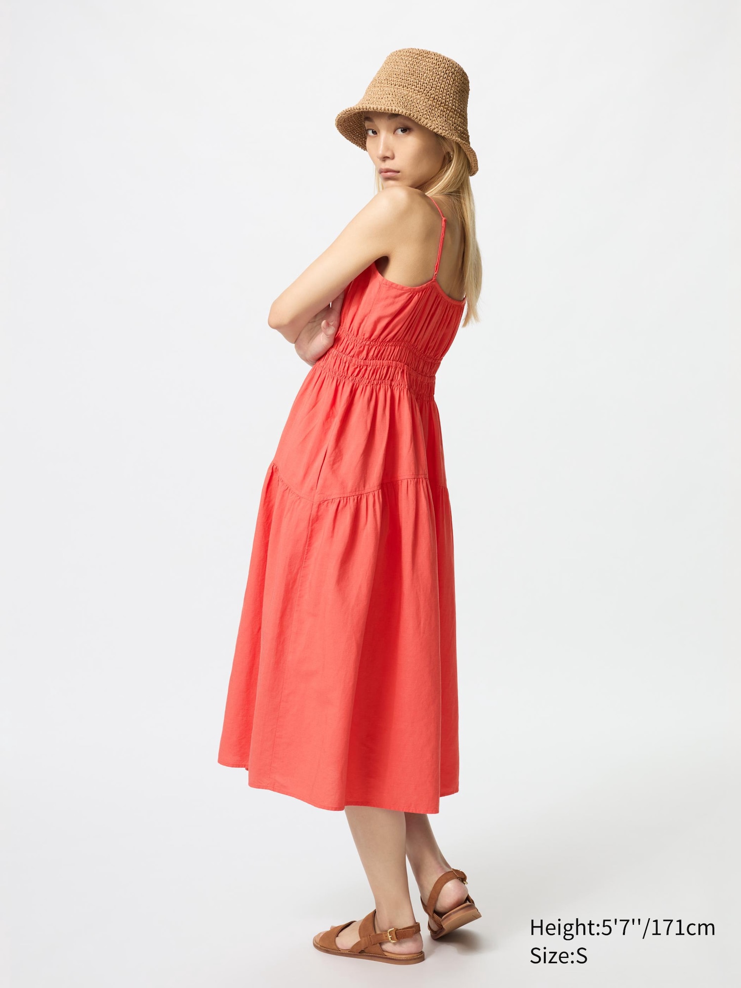 Women's Linen Blend Camisole Dress | UNIQLO UK