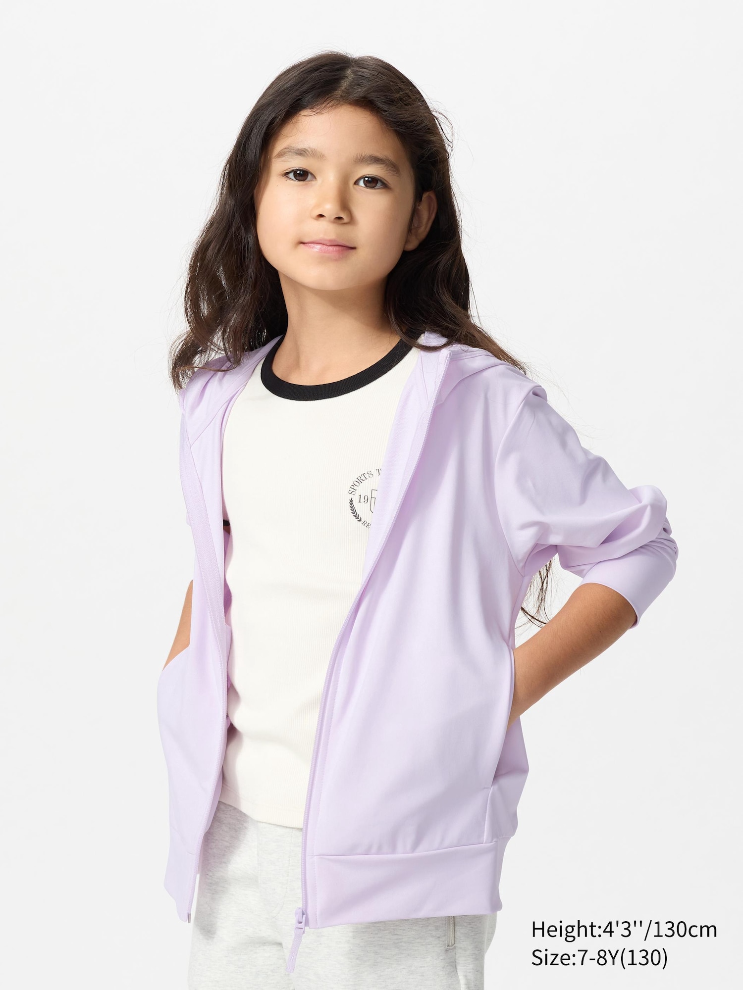 Kids' AIRism UV Protection Full-Zip Hoodie | UNIQLO UK