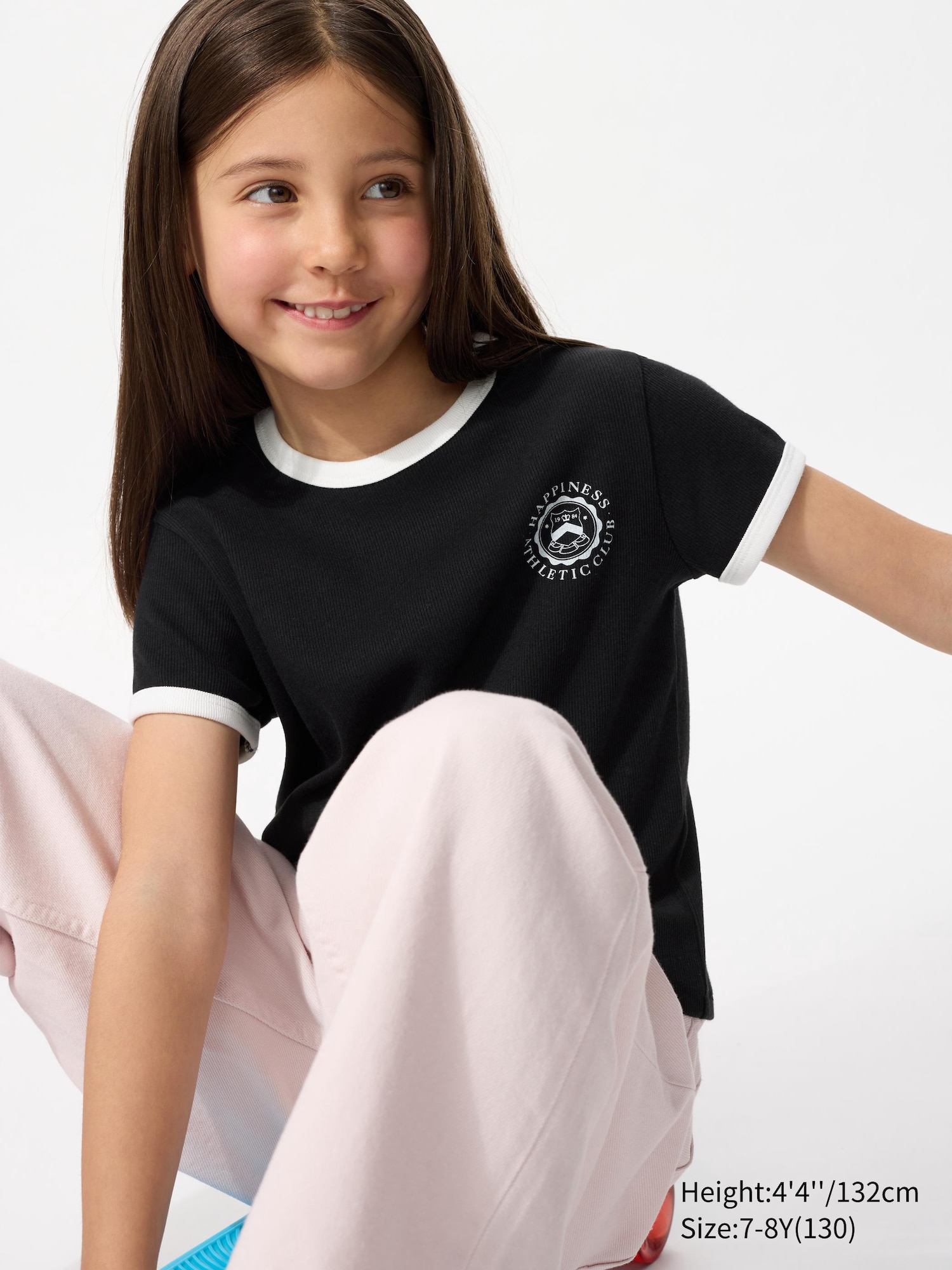 Kids' Soft Ribbed Mini T-Shirt (Ringer) | UNIQLO UK