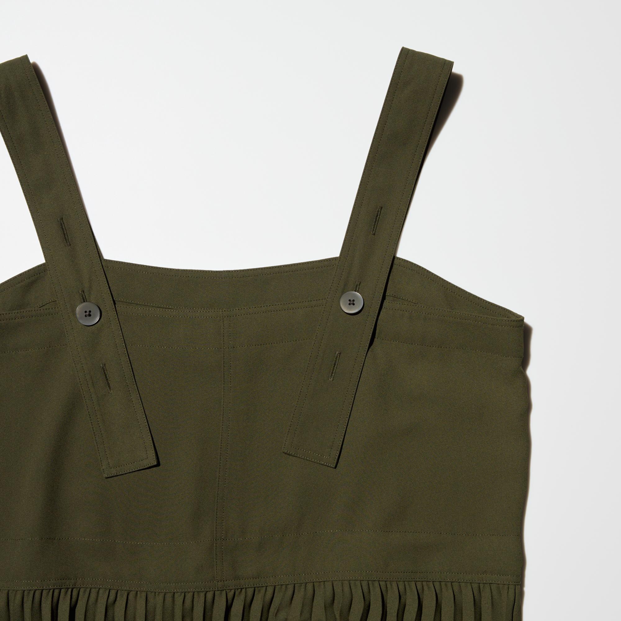 Women's Pleated Strap Dress | UNIQLO UK