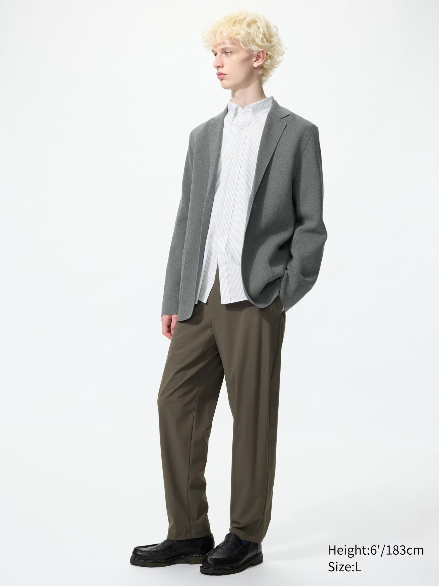 Men's Ultra Stretch Trousers | UNIQLO UK