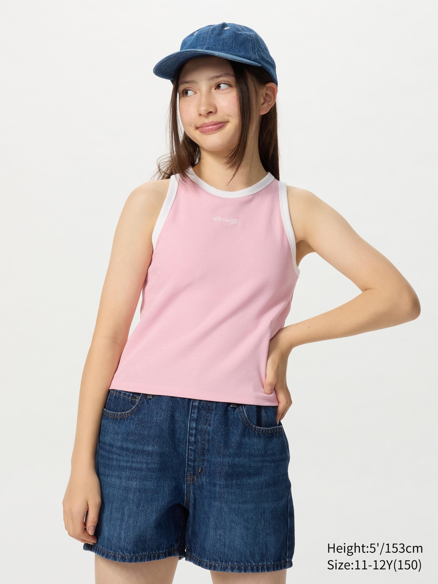 Kids' Ribbed Cropped Bra Top (Ringer) | UNIQLO UK