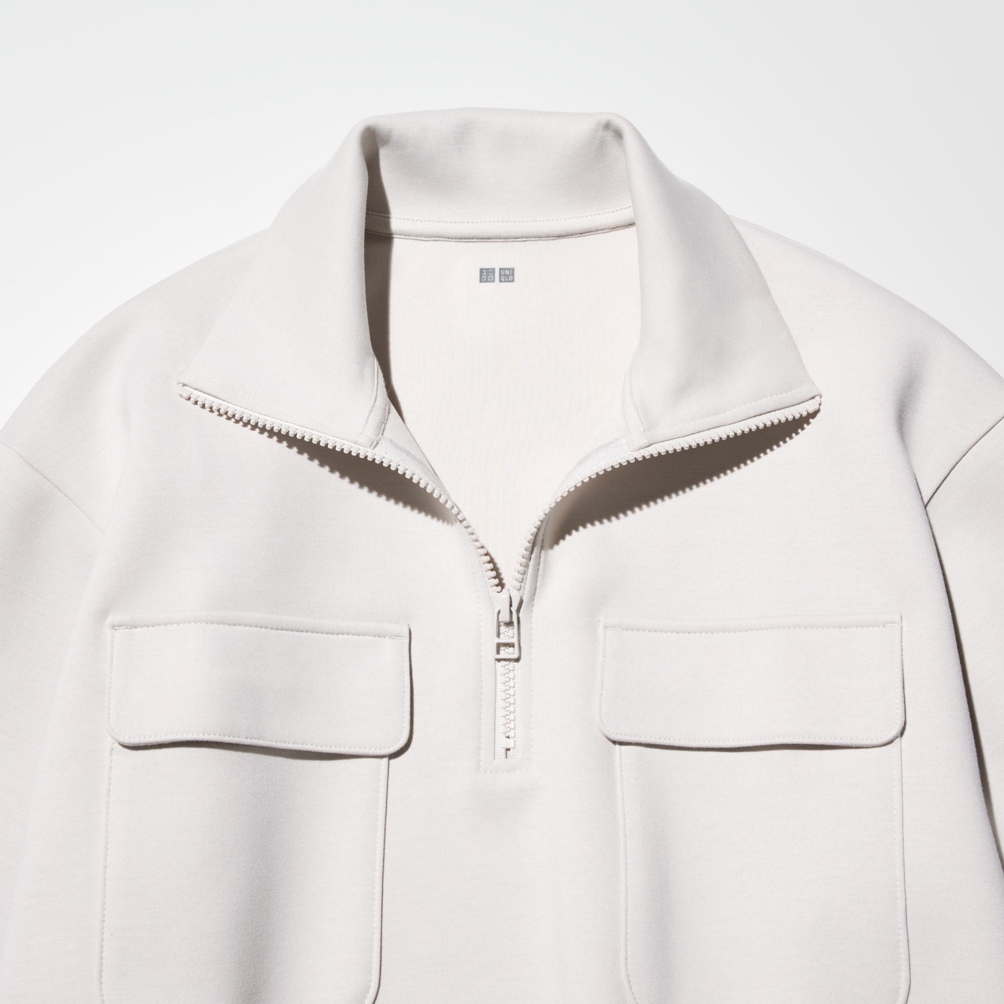 Women's DRY Sweat Half-Zip Shirt | UNIQLO UK