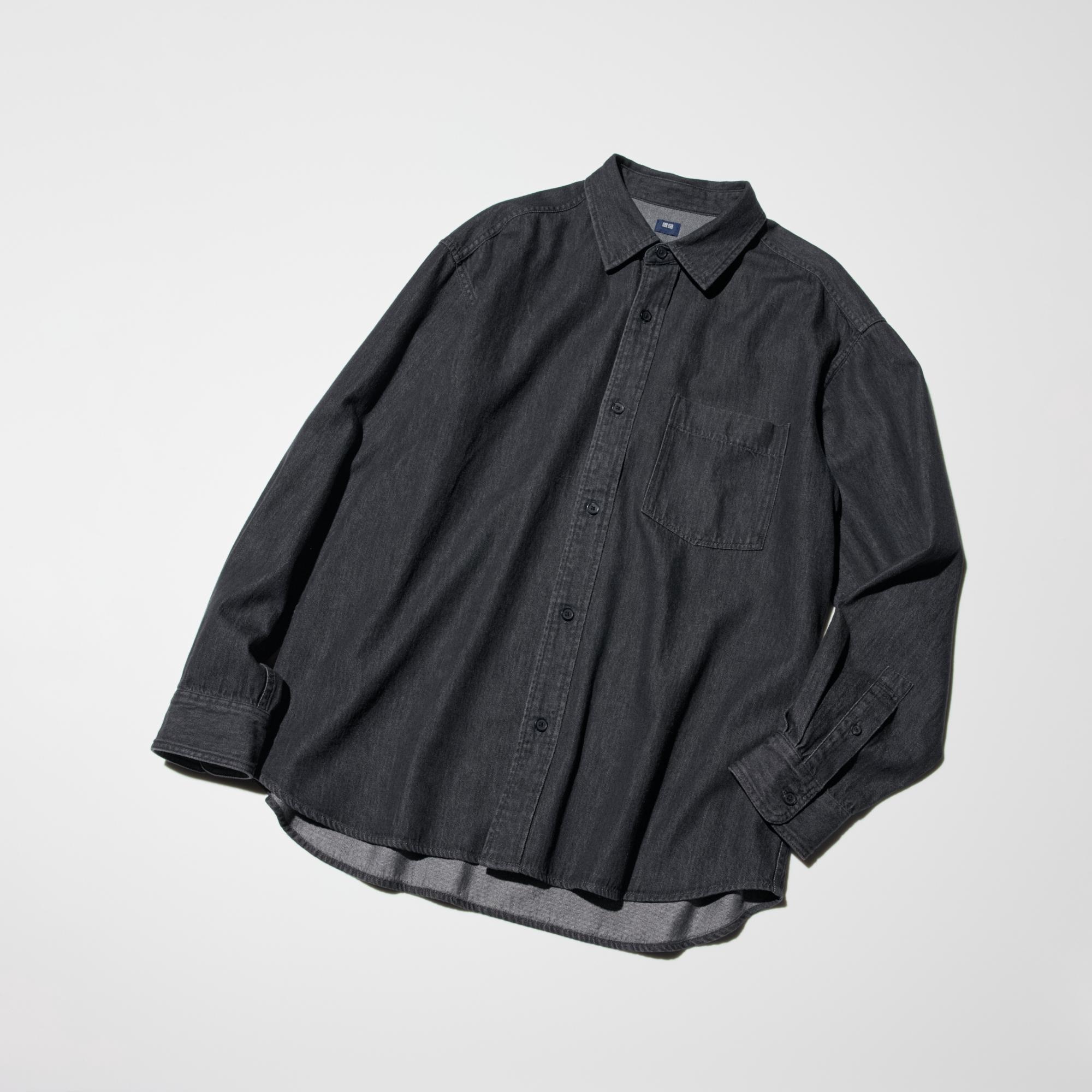 Men's Denim Shirt | UNIQLO UK