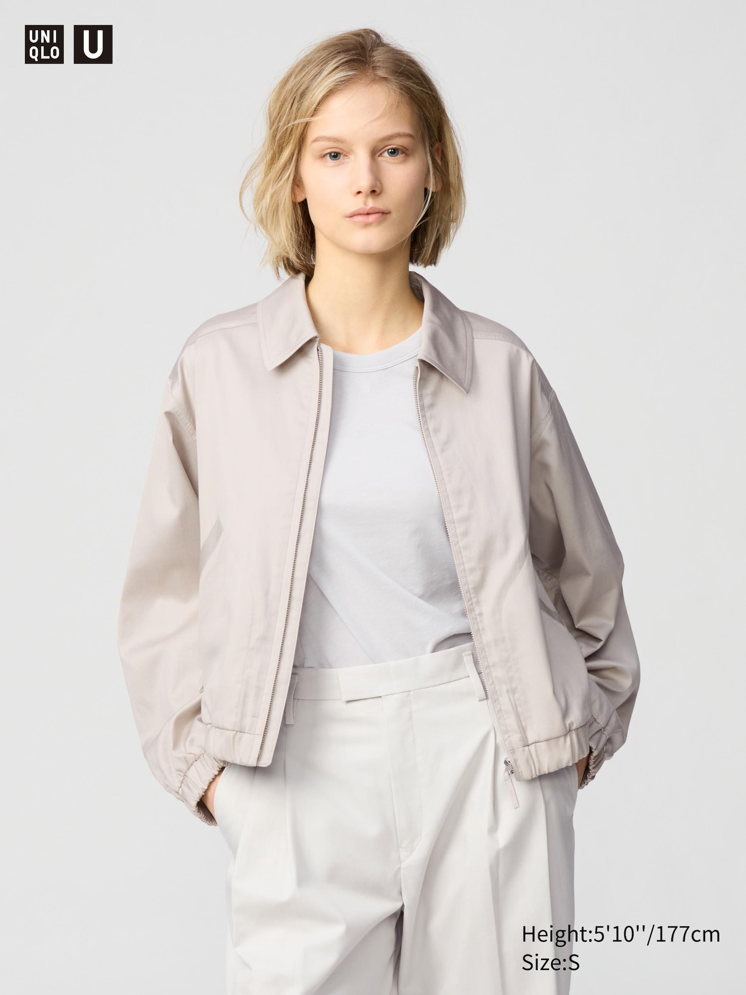 Women's Zip-Up Short Blouson | UNIQLO UK