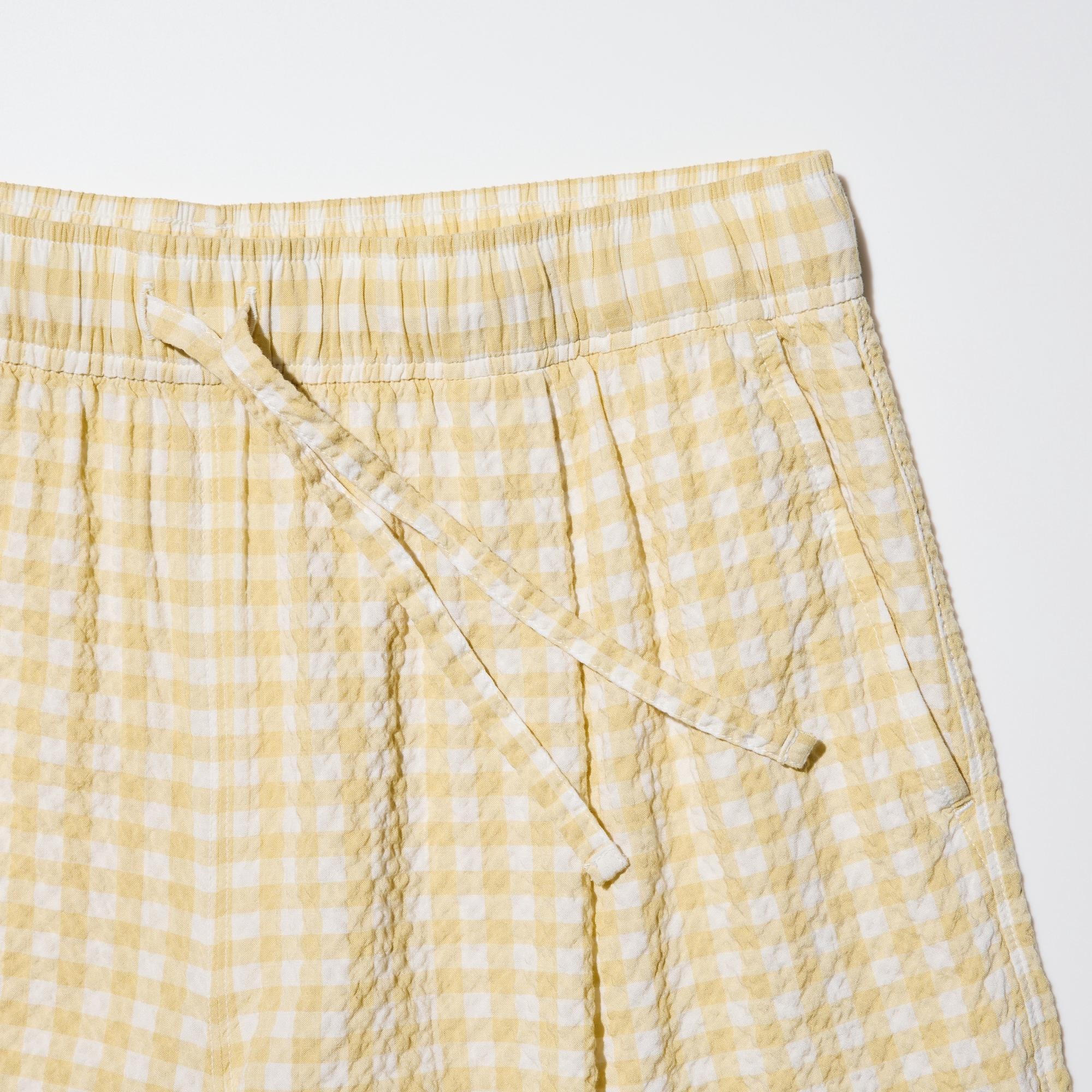 Women's Seersucker Easy Shorts (Gingham) | UNIQLO UK