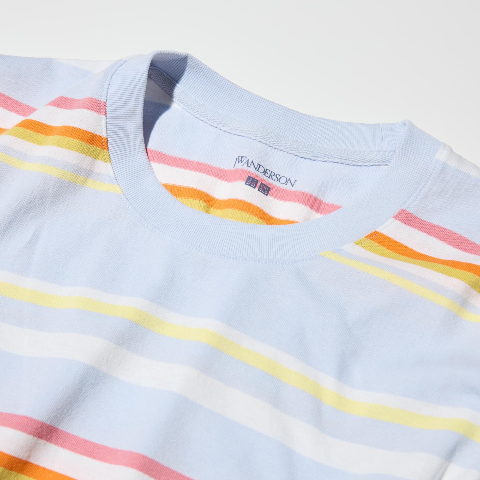 Men's T-Shirt (Stripe) | UNIQLO UK
