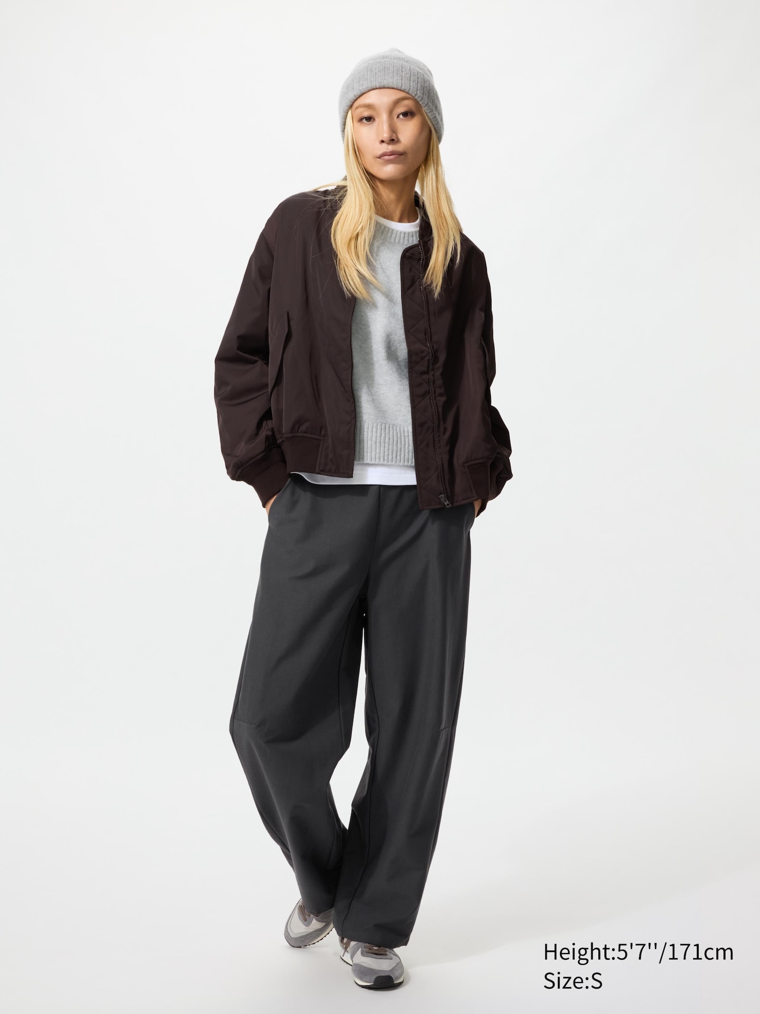Women's Jersey Curve Trousers | UNIQLO UK