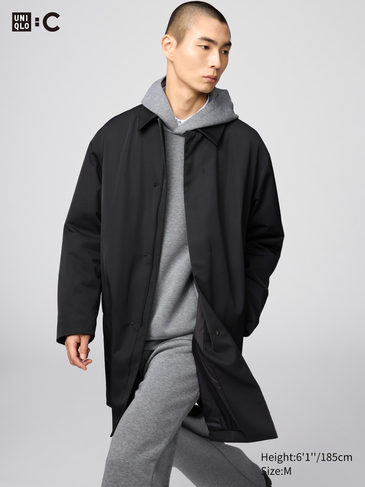 Men's PUFFERTECH Half Coat | UNIQLO UK