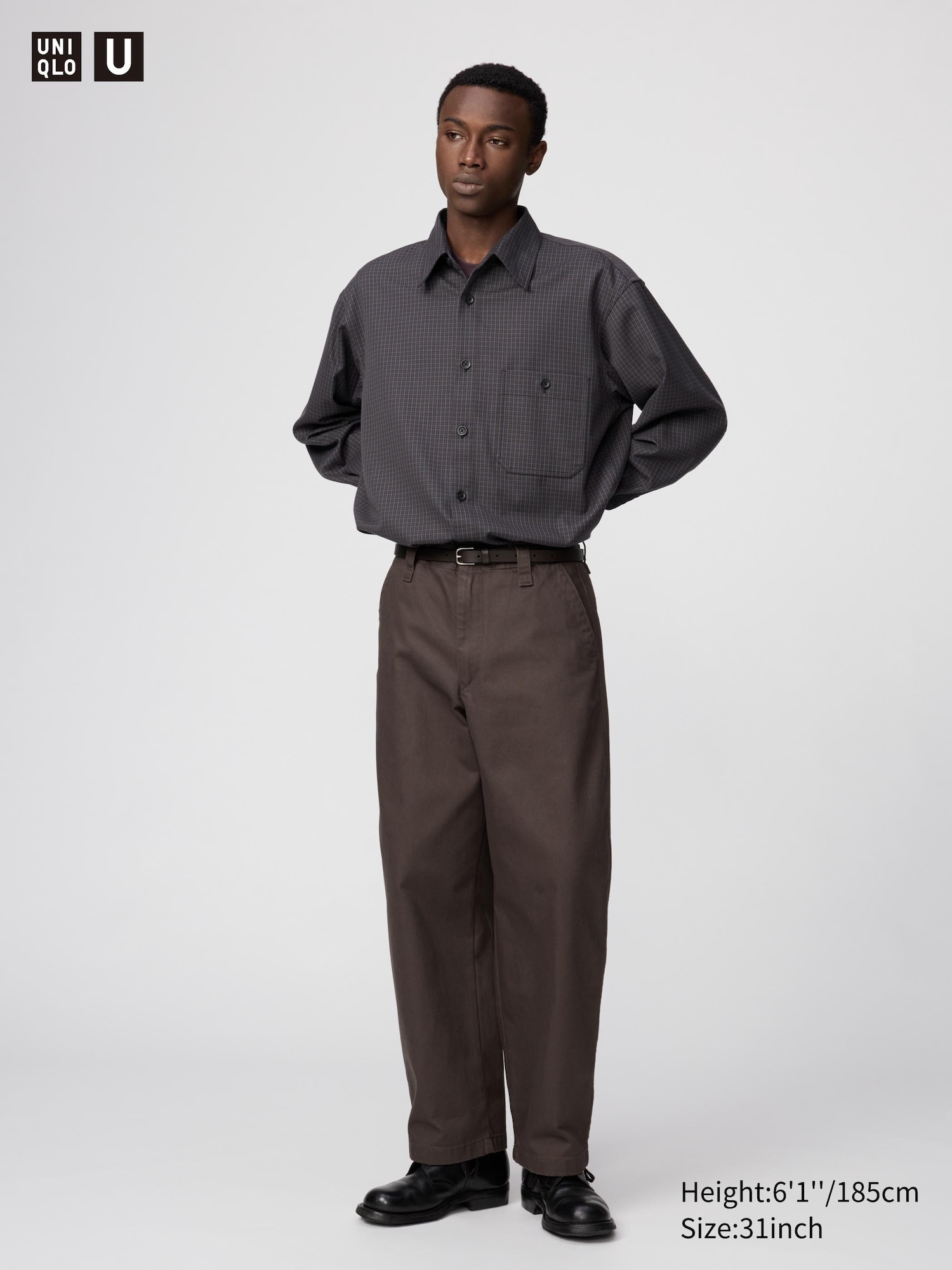 Men's Wide Chino Trousers | UNIQLO UK
