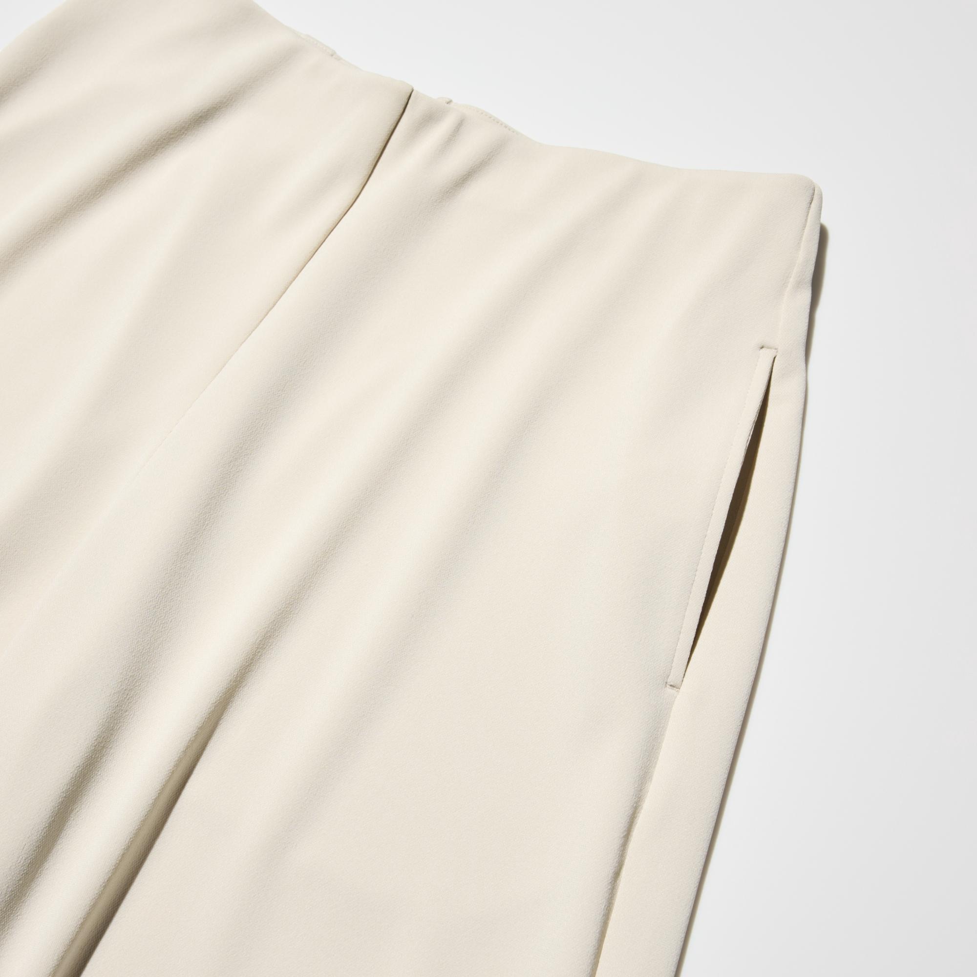 Women's Crepe Jersey Straight Trousers | UNIQLO UK