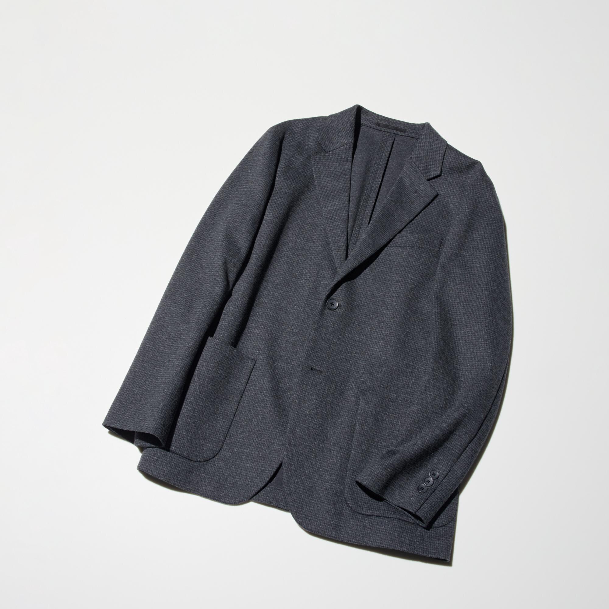 Men's Brushed Jersey Jacket (Pattern) | UNIQLO UK