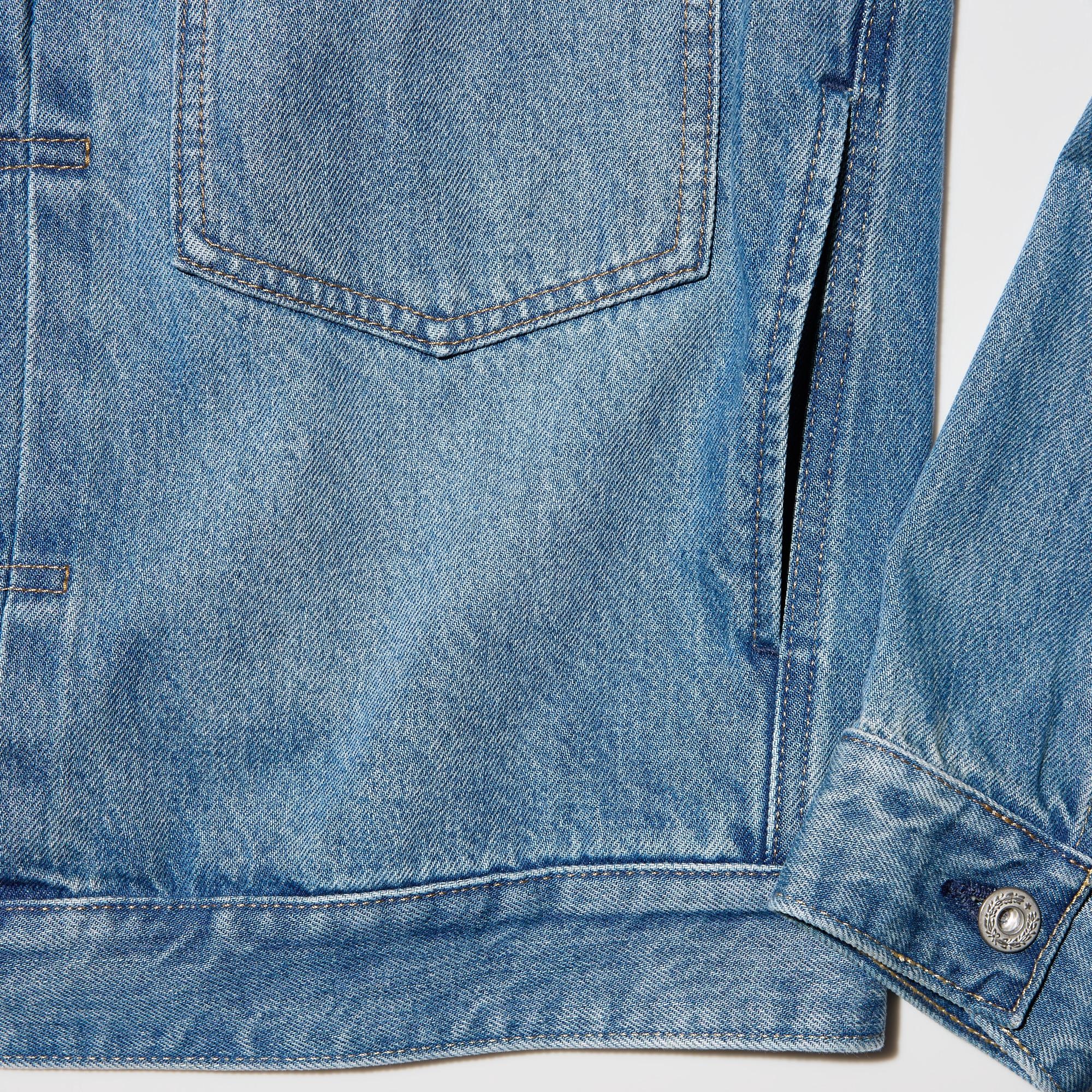 Men's Denim Trucker Jacket | UNIQLO UK