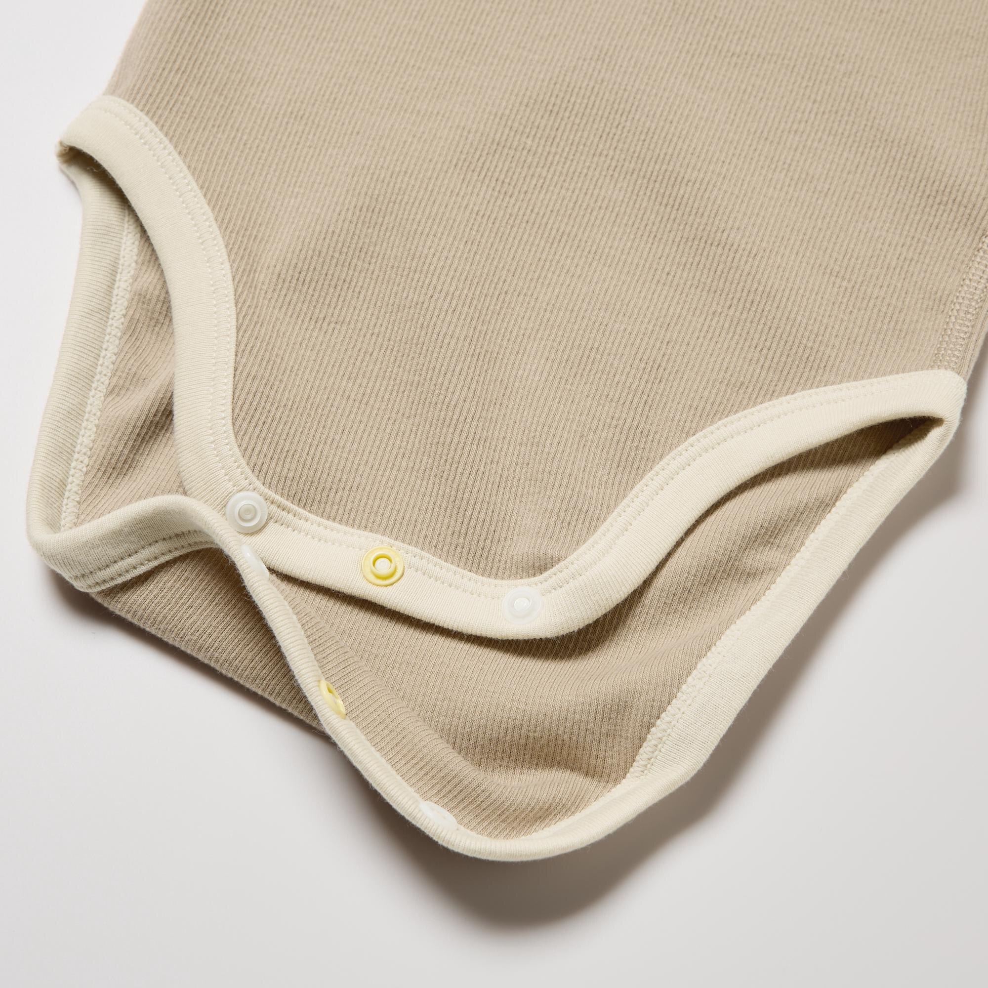 Babies' Bodysuit (Long Sleeve, Ribbed) | UNIQLO UK