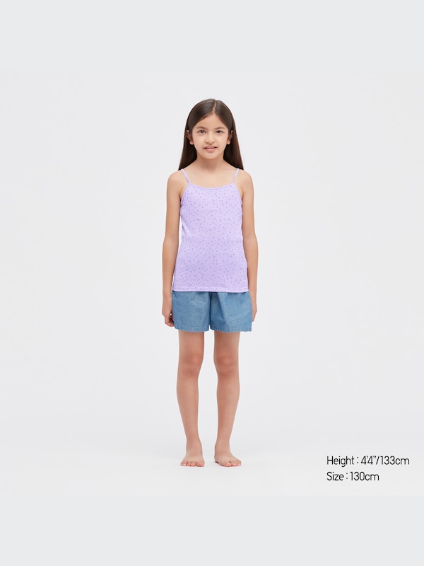 Kids GIRLS AIRism Cotton Blend Camisole (Printed) | UNIQLO ID