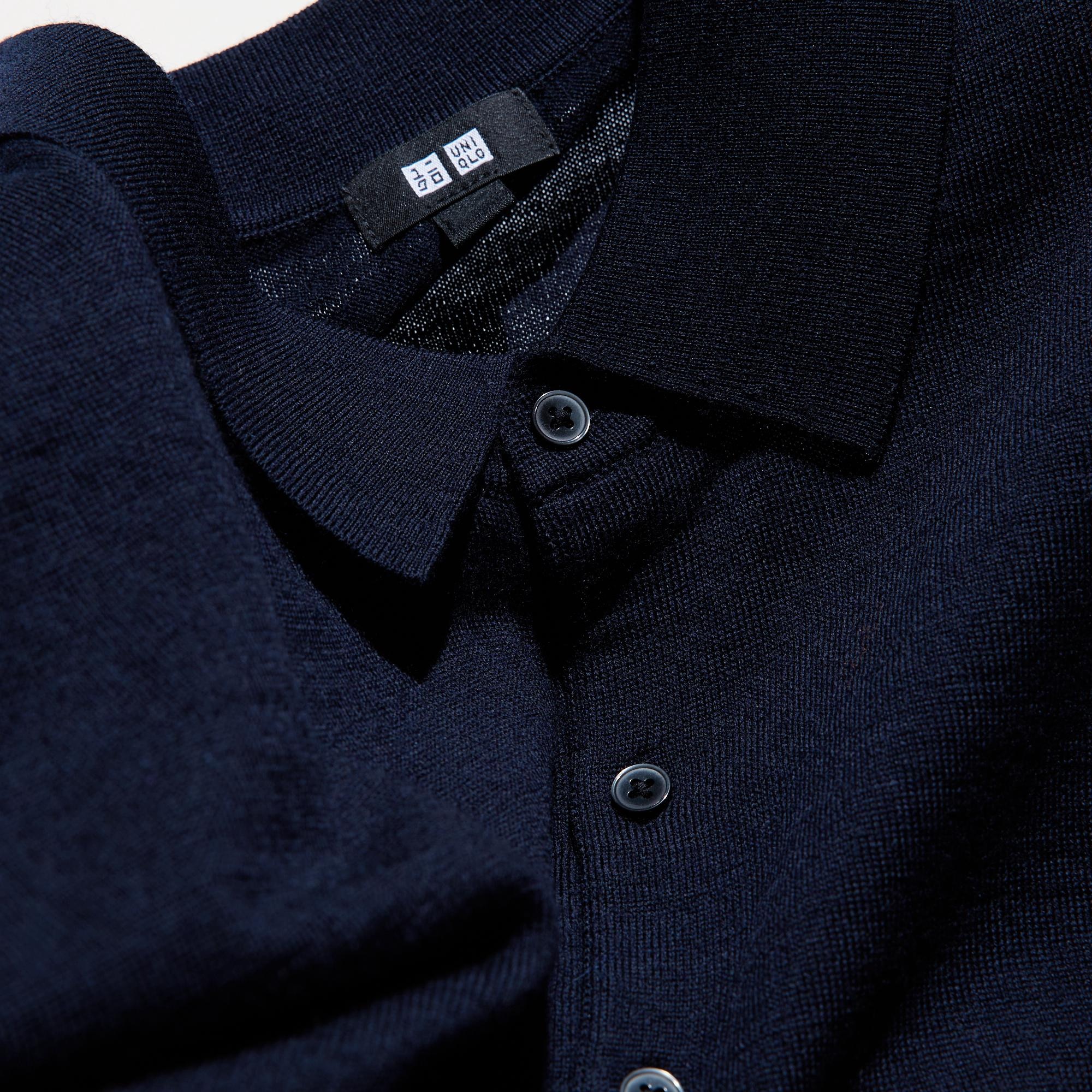 Kaos Polo Rajut Merino Pria | UNIQLO ID