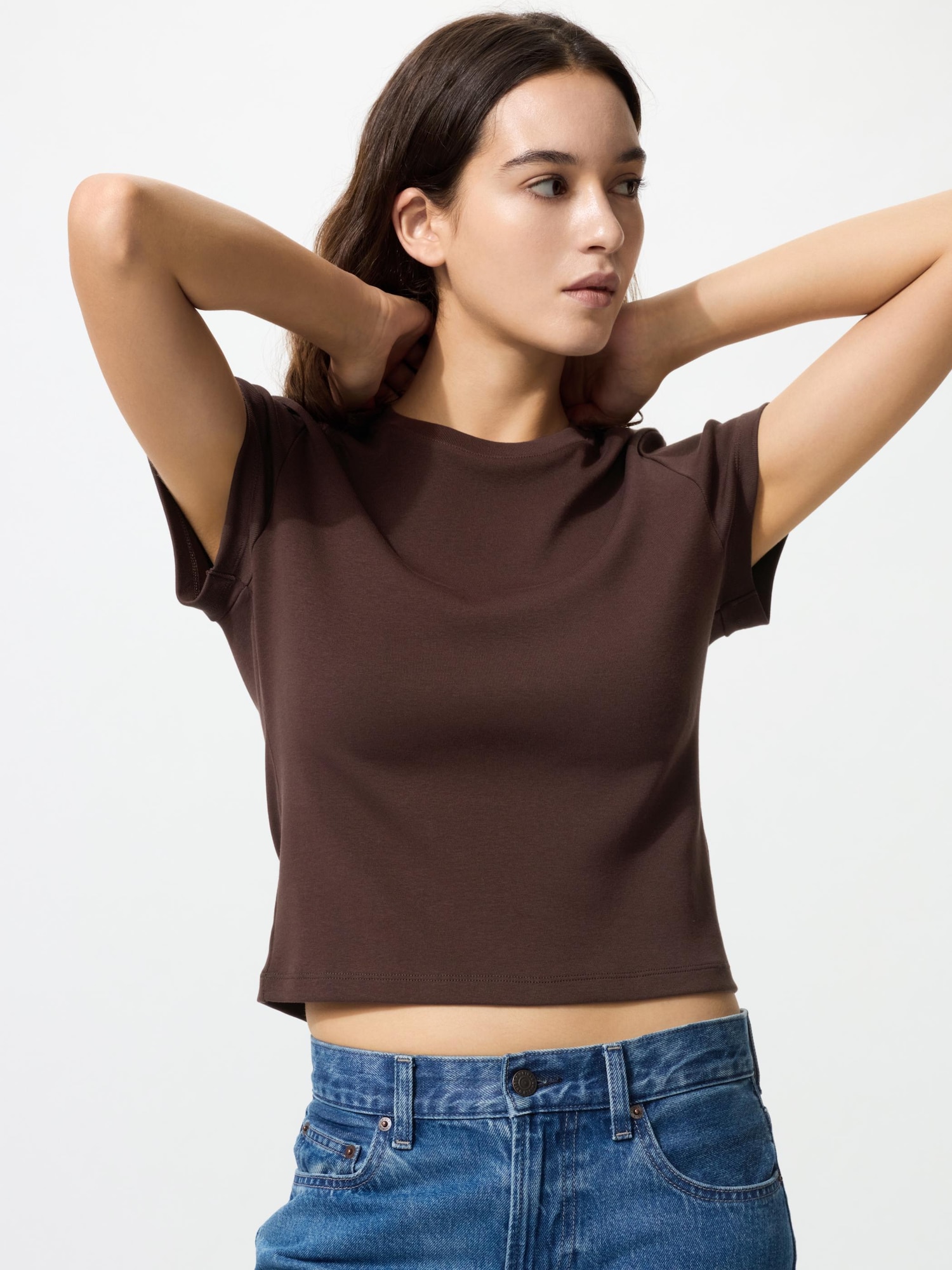 T-Shirt Mini (Crop Top) Wanita | UNIQLO ID