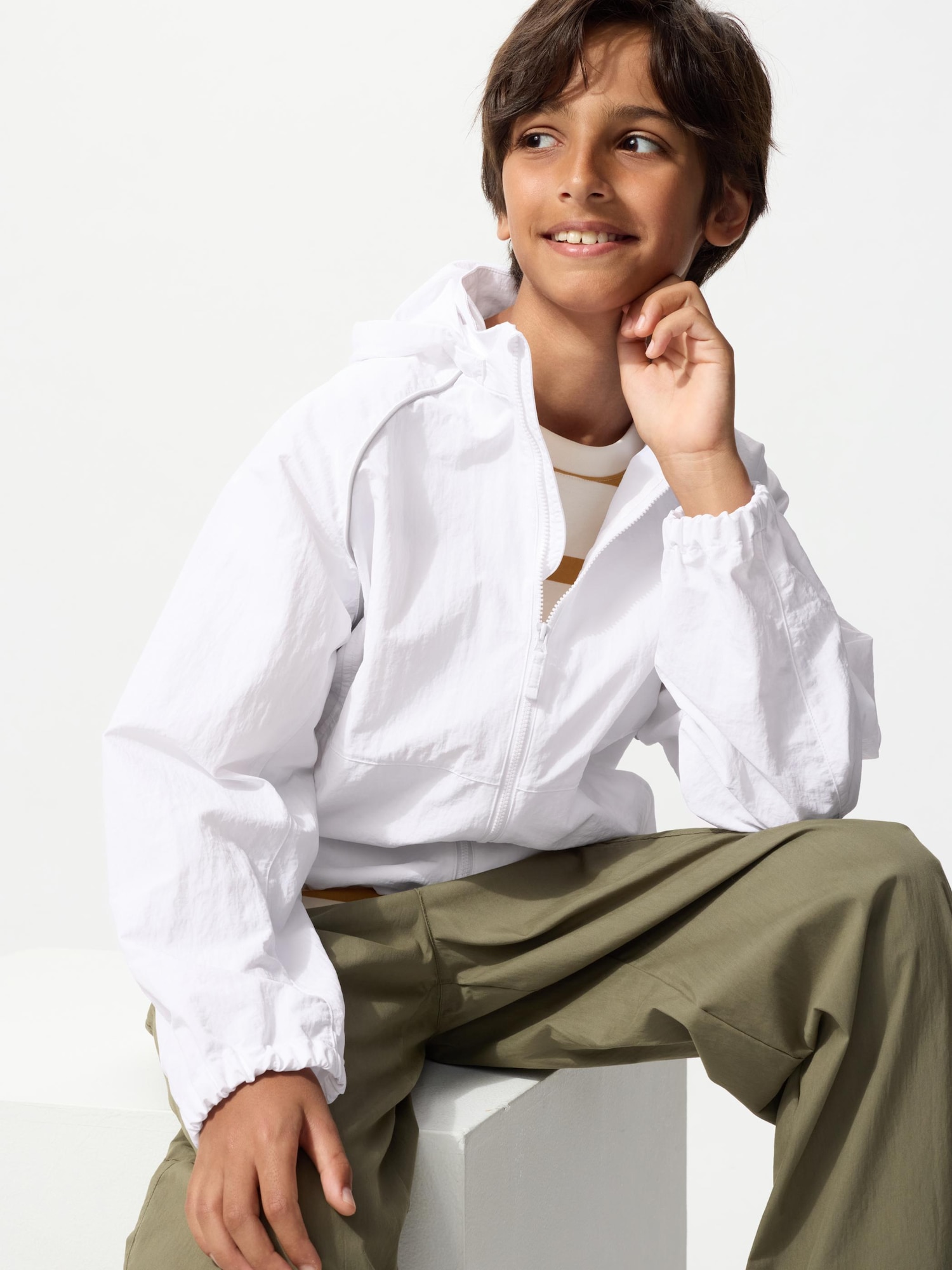 Kids KIDS UV Protection Pocketable Parka | Line | UNIQLO ID