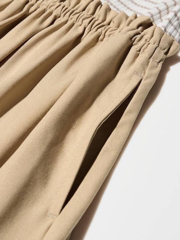 GIRLS Gaun Kombinasi | Lengan Pendek Anak | UNIQLO ID