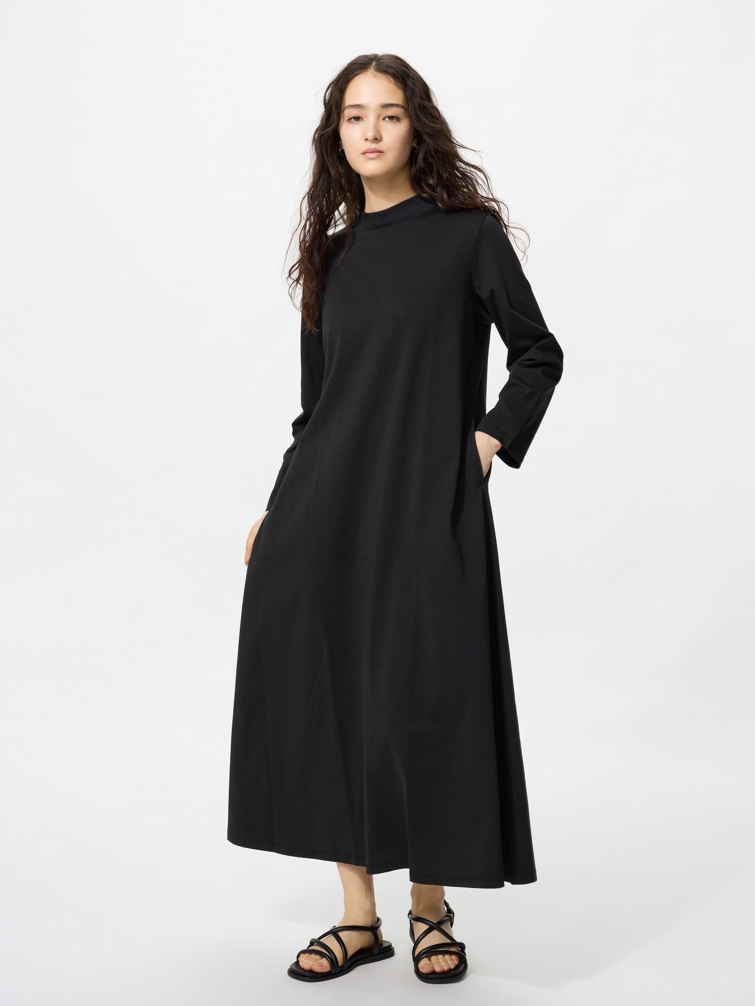 Women's AIRism Cotton Flare Dress | UNIQLO ID