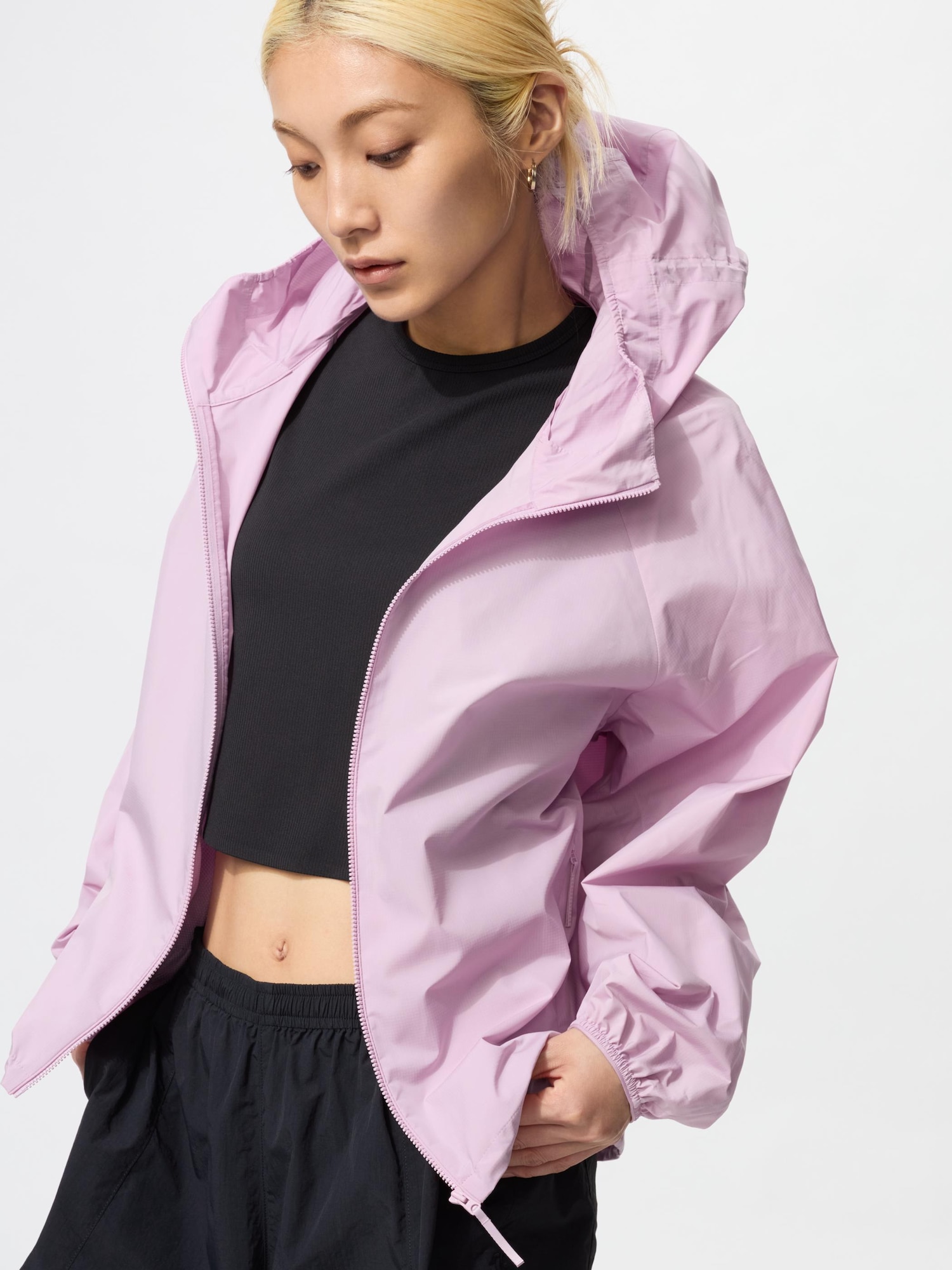 Jaket Parka Saku Proteksi Sinar UV (Water-Repellent) Wanita | UNIQLO ID