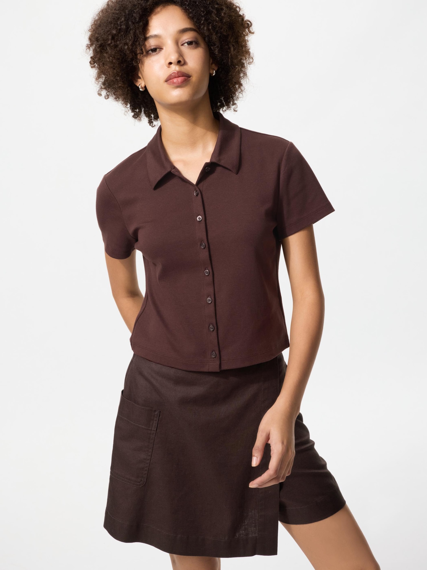 Women's Mini Polo Shirt Short Sleeve | UNIQLO ID