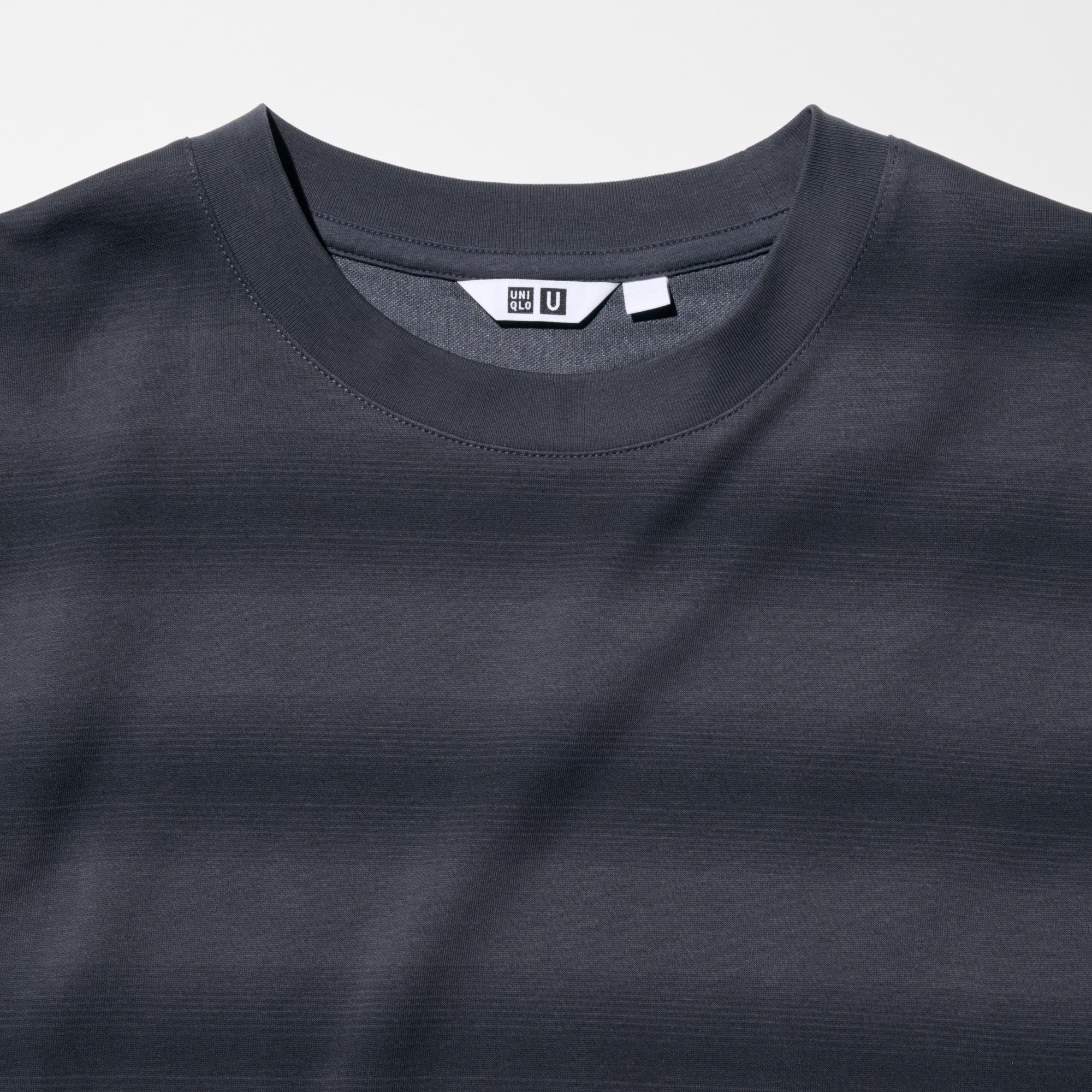Men's AIRism Cotton Oversized T-Shirt | Striped | UNIQLO ID