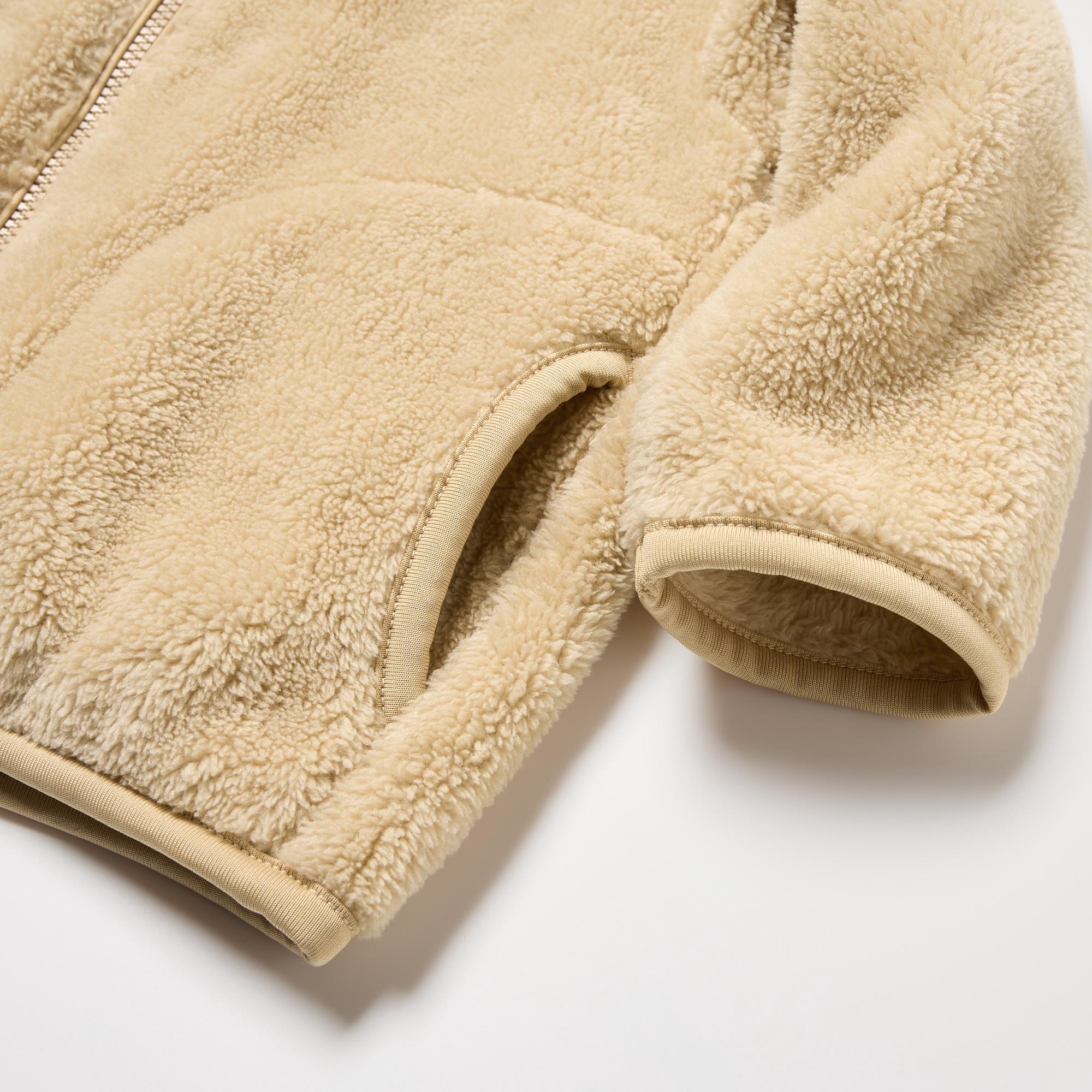 Baby Fluffy Yarn Fleece Full-Zip Jacket | UNIQLO ID