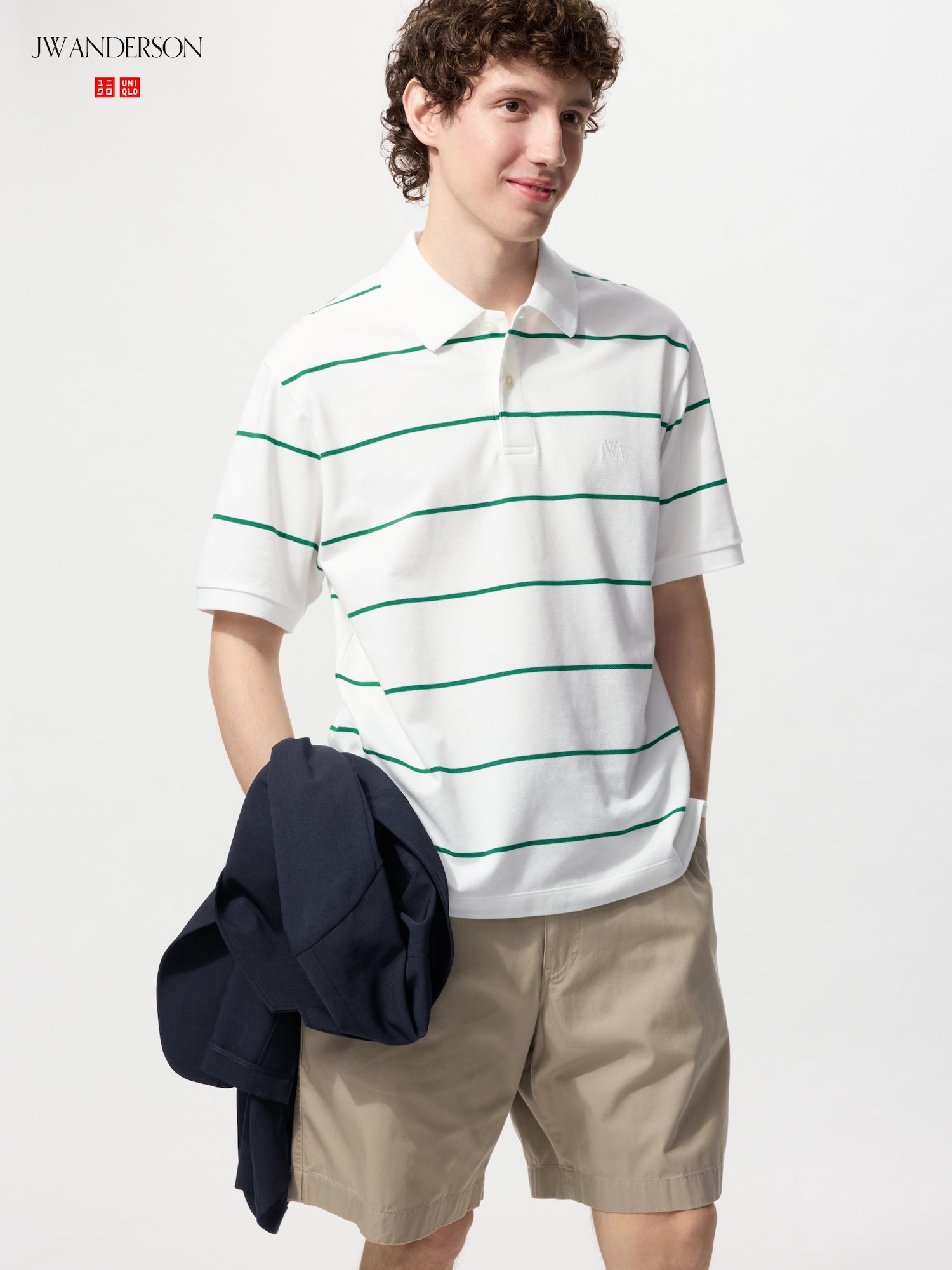 Kaos Polo Dry Pique Garis Pria | UNIQLO ID