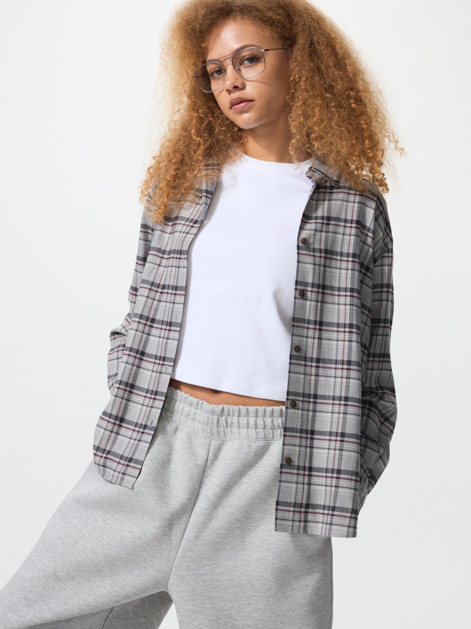 Women's Soft Flannel Skipper Shirt | Long Sleeve | UNIQLO ID