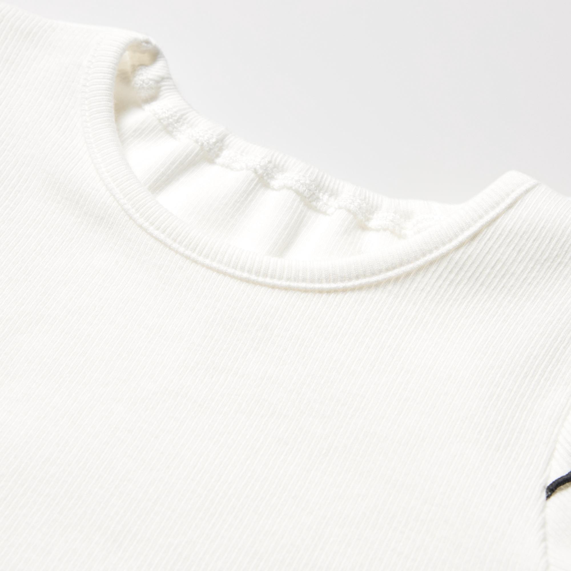 T-Shirt Kerah Bulat Lengan Panjang Bayi | UNIQLO ID