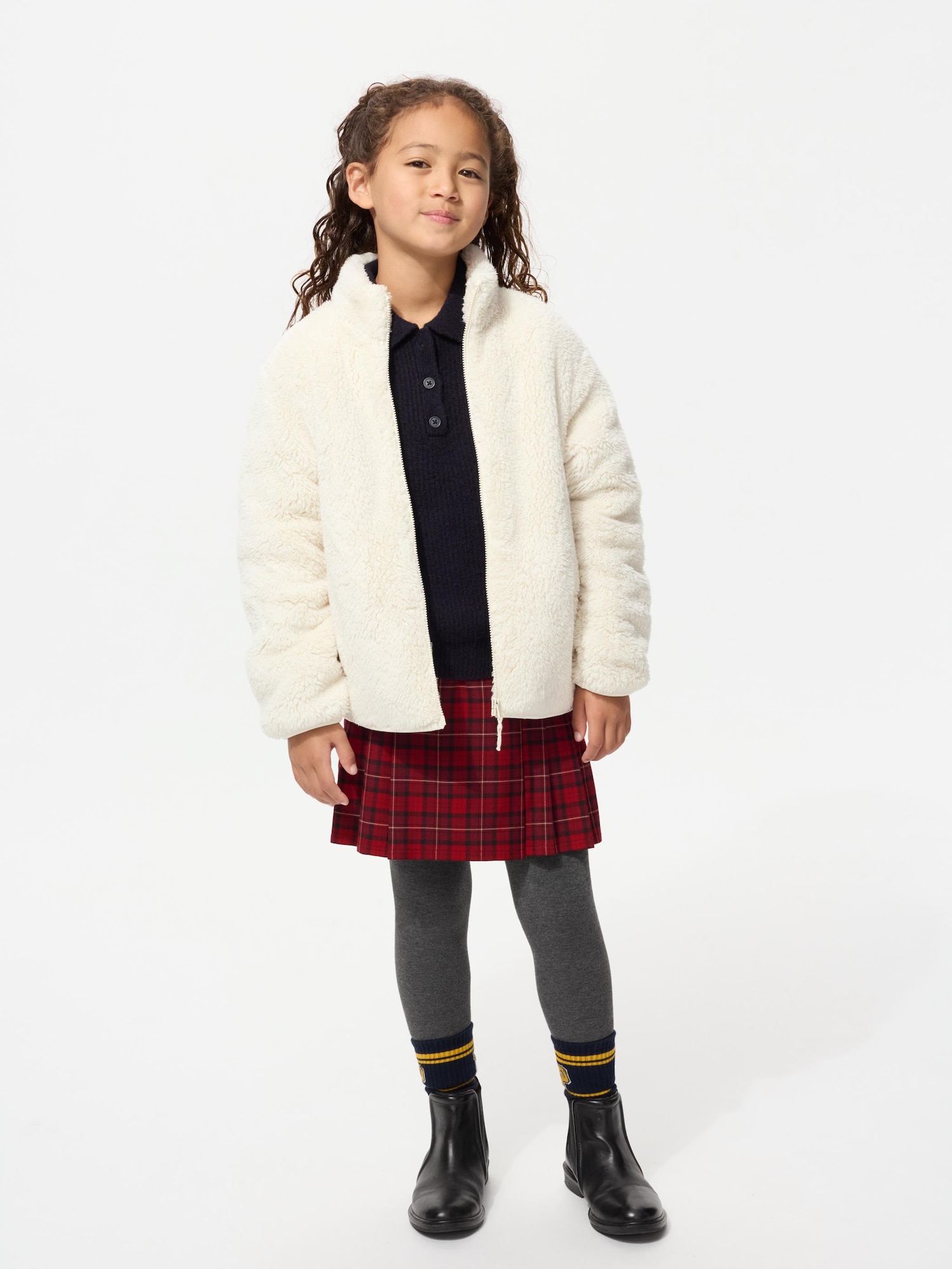 GIRLS Rok Model Celana Mini Lipit Anak | UNIQLO ID