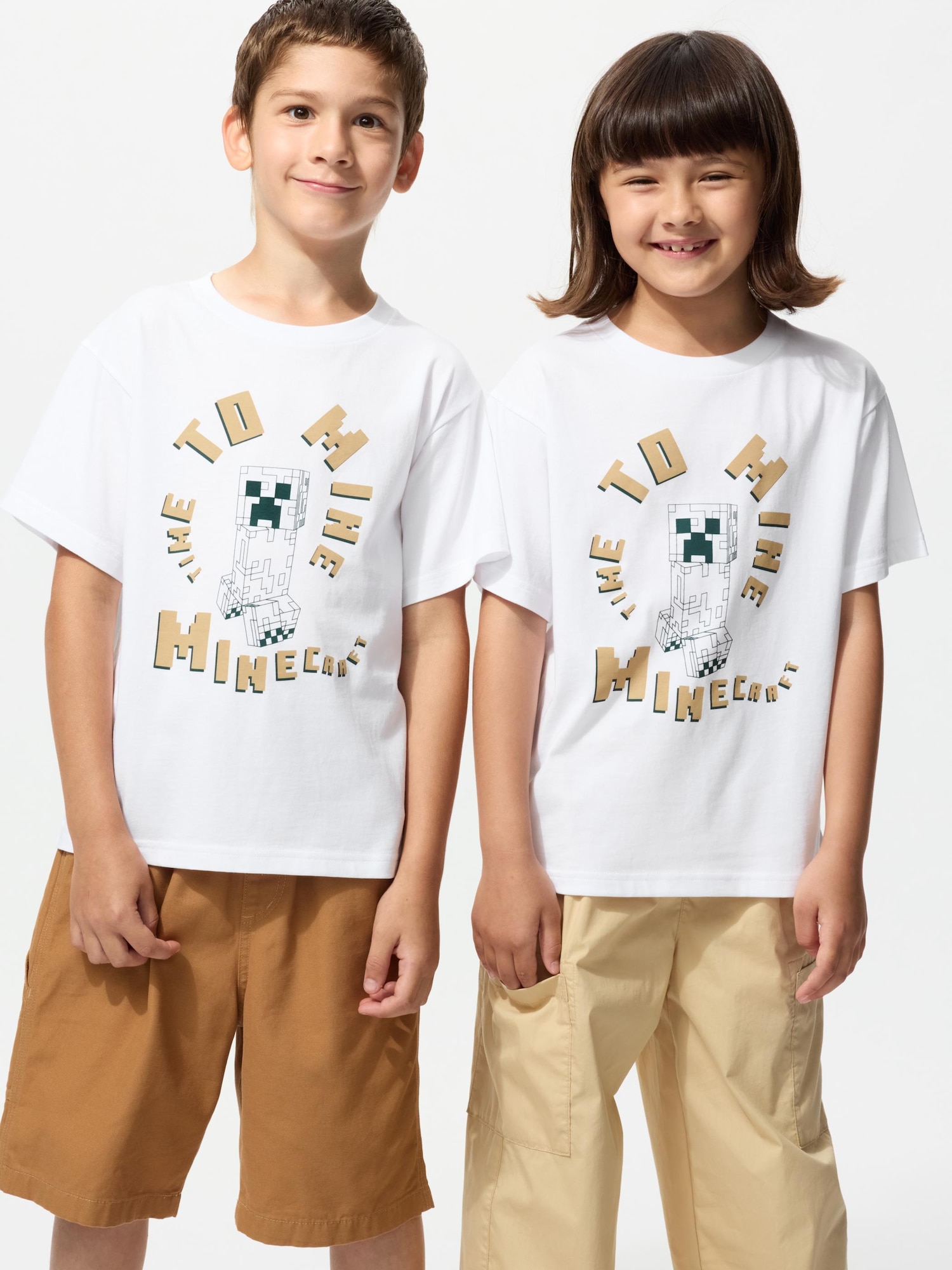 Kids KIDS Minecraft Short Sleeve UT | UNIQLO ID