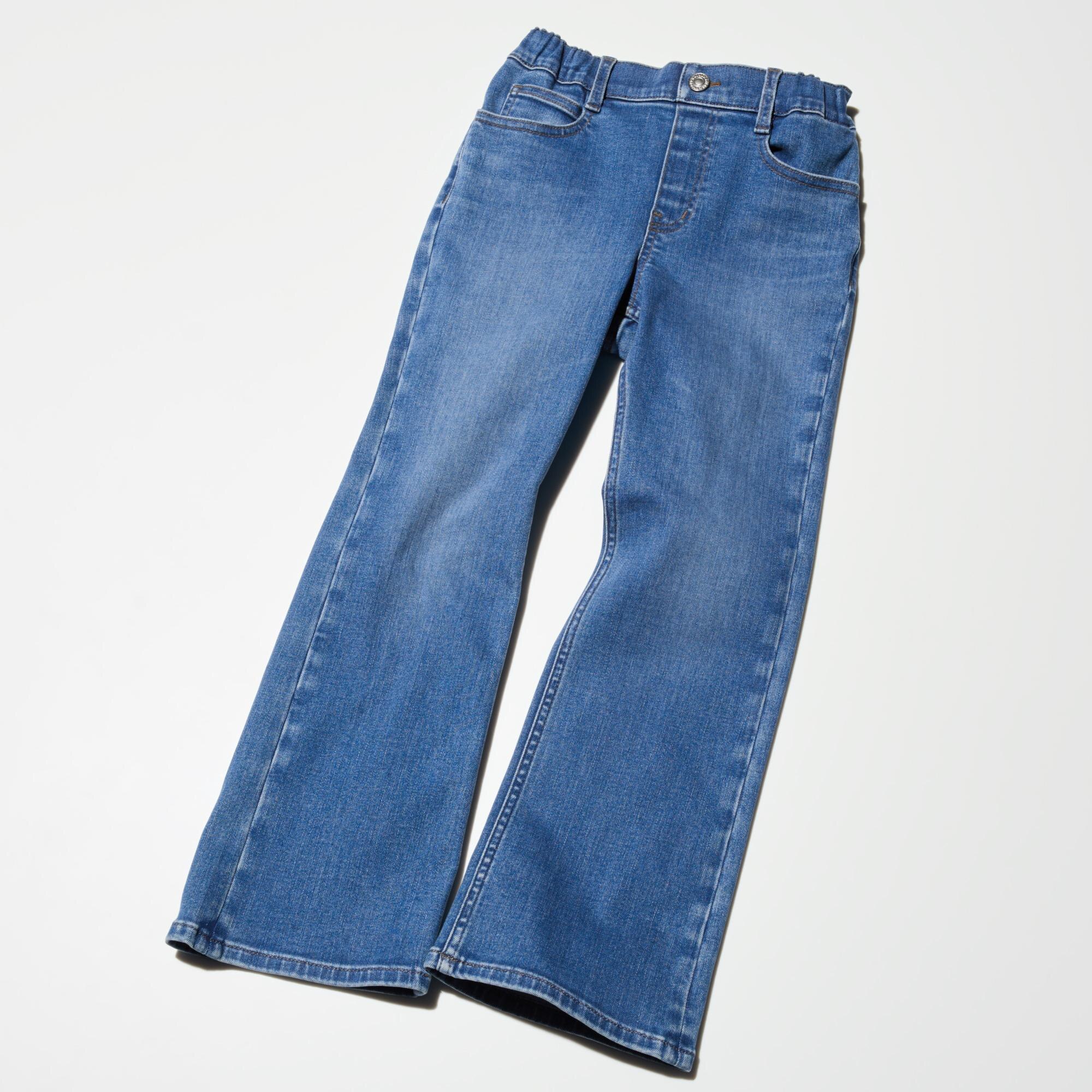 GIRLS Jeans Flare Ultra Stretch Anak | UNIQLO ID