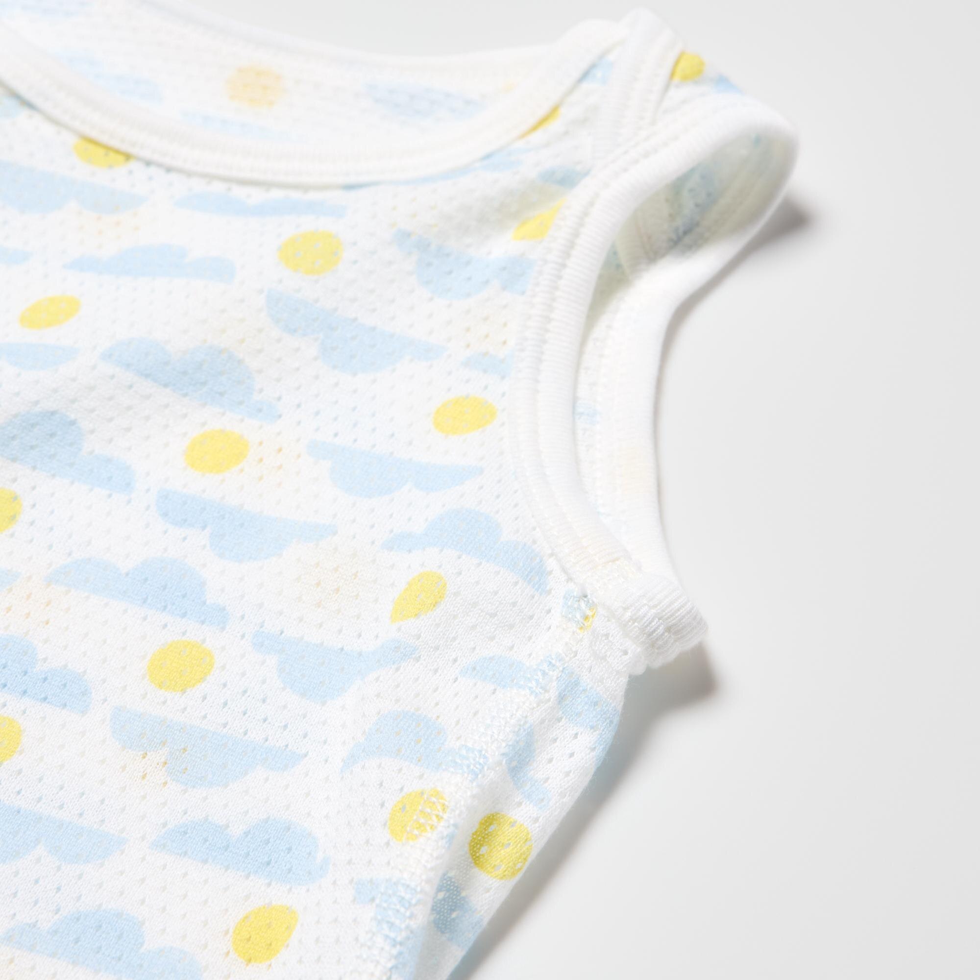 Baby Cotton Mesh Inner Bodysuit Sleeveless | UNIQLO ID