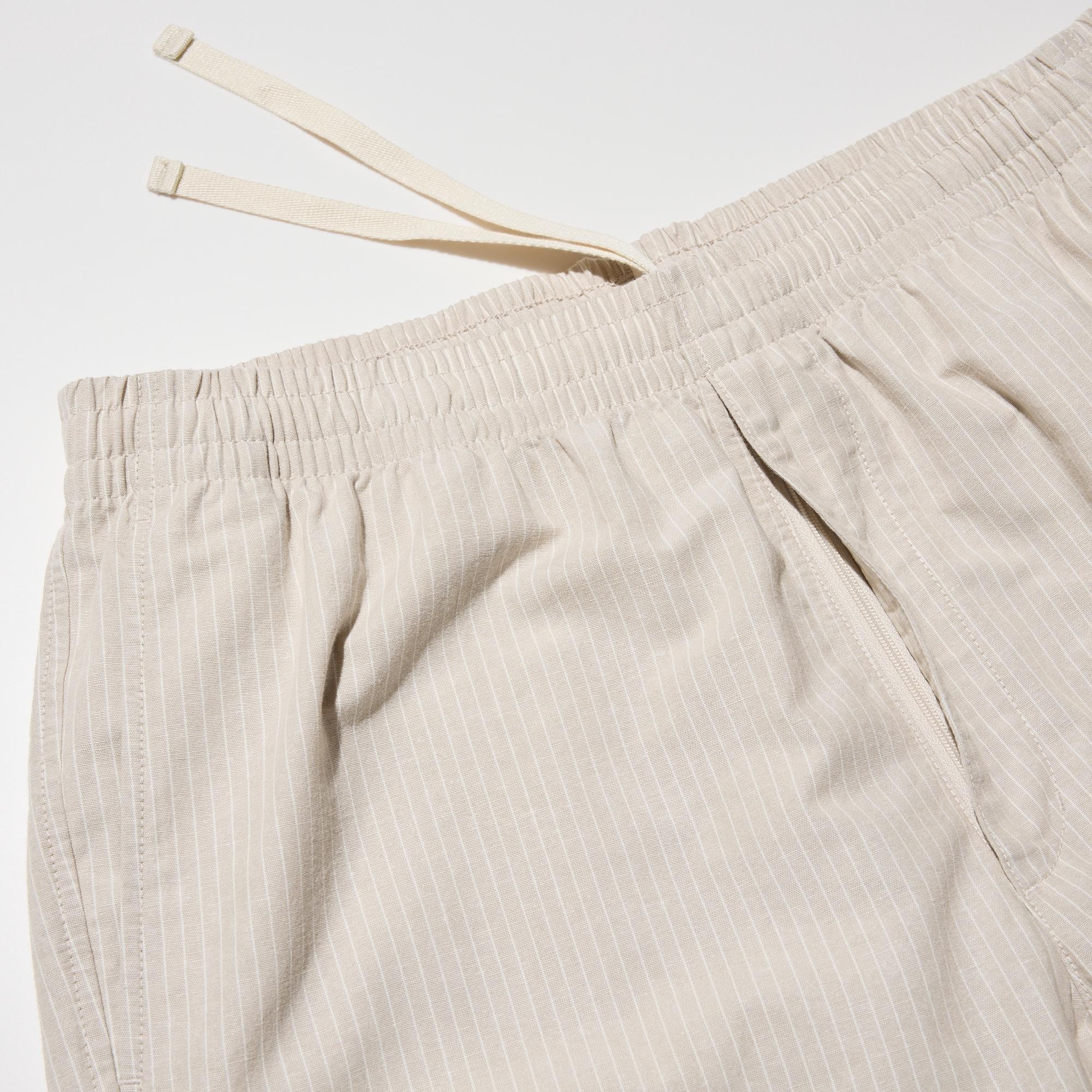 Men's Linen Blend Easy Ankle Pants | UNIQLO ID