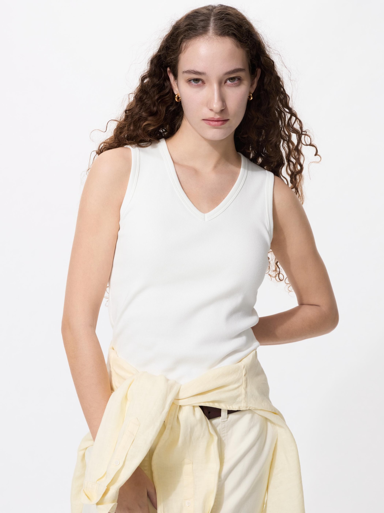 Women's V Neck Bra Top | UNIQLO ID