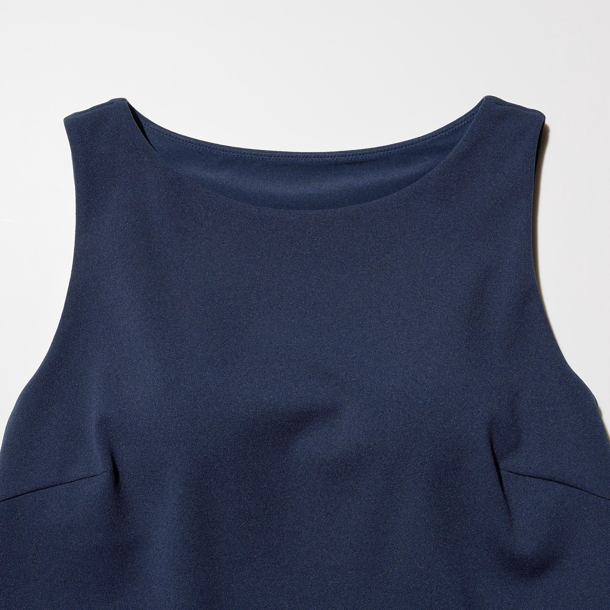 Women's Crepe Jersey Boat Neck Bra Top | UNIQLO ID