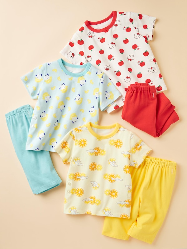 Baby Sanrio Characters Dry Pajamas Short Sleeve | UNIQLO ID