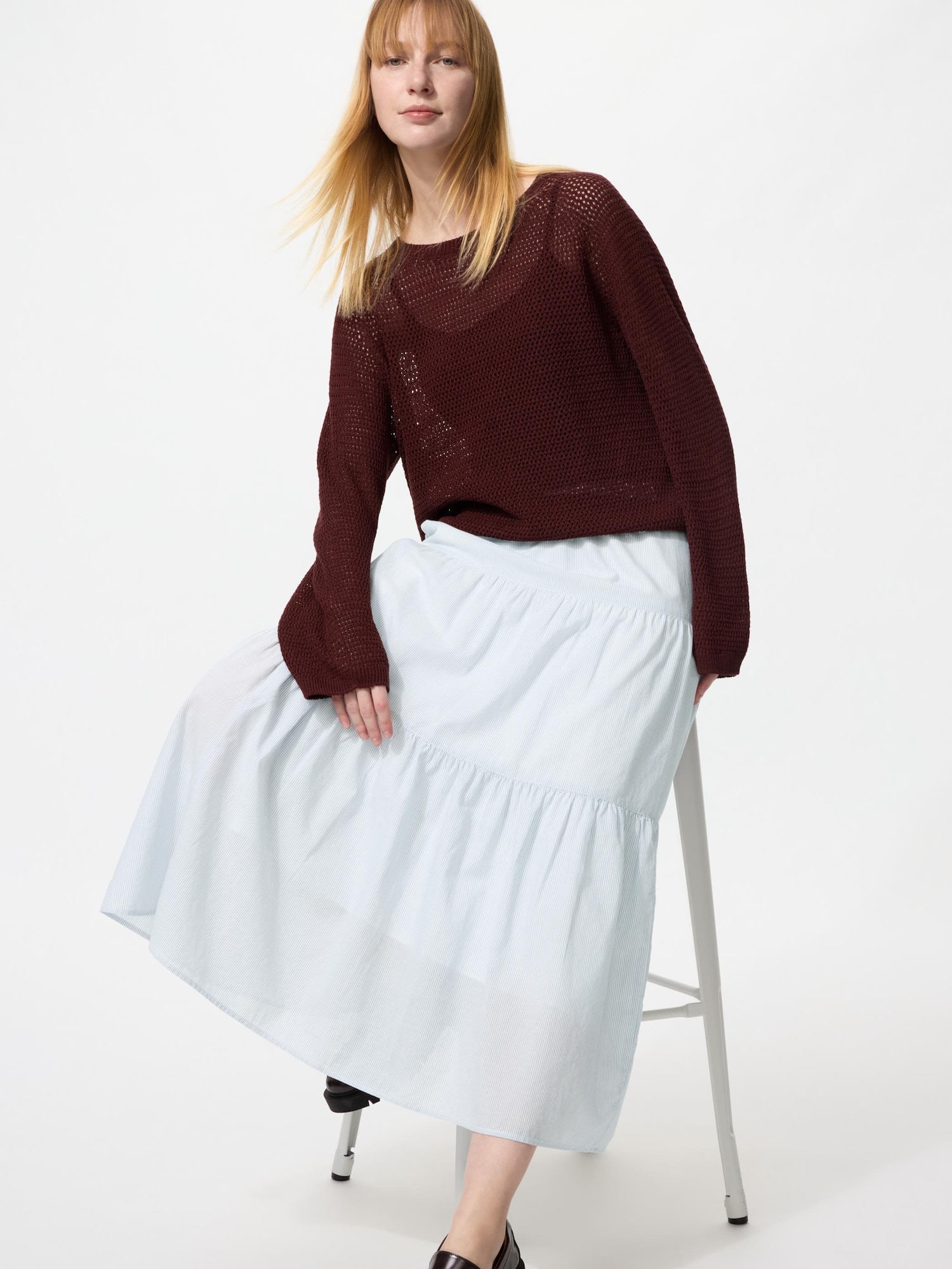 Rok Maxi Panel Wanita | UNIQLO ID