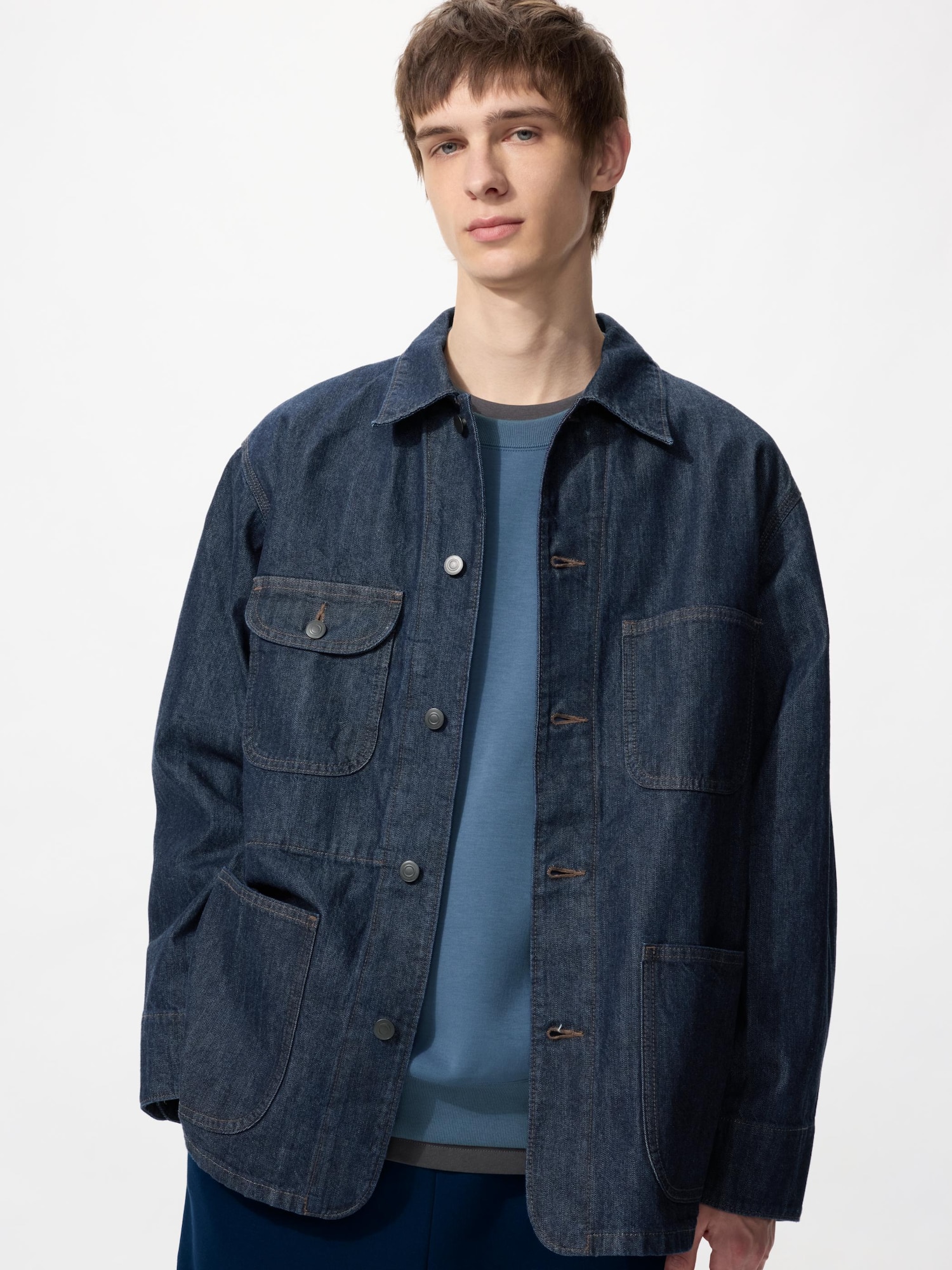 Unisex Utility Jacket Denim | UNIQLO ID