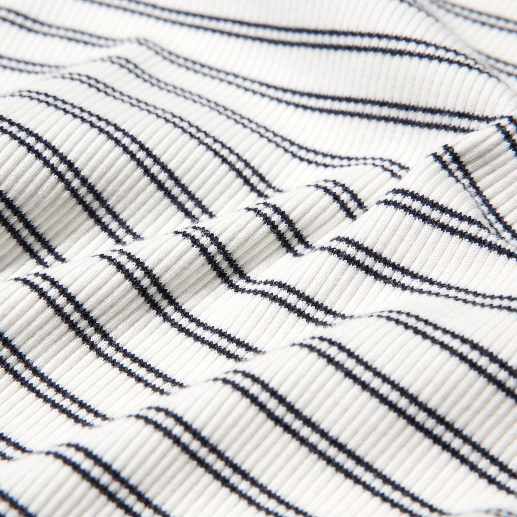 Women's Ribbed Boat Neck T-Shirt (Striped) | UNIQLO IN