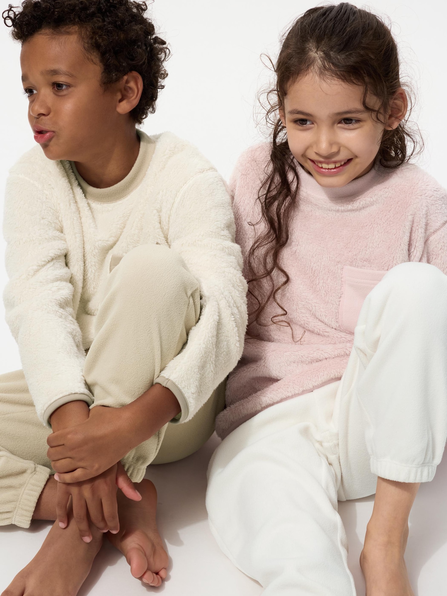 Kids Fleece Set Long Sleeve | UNIQLO IN