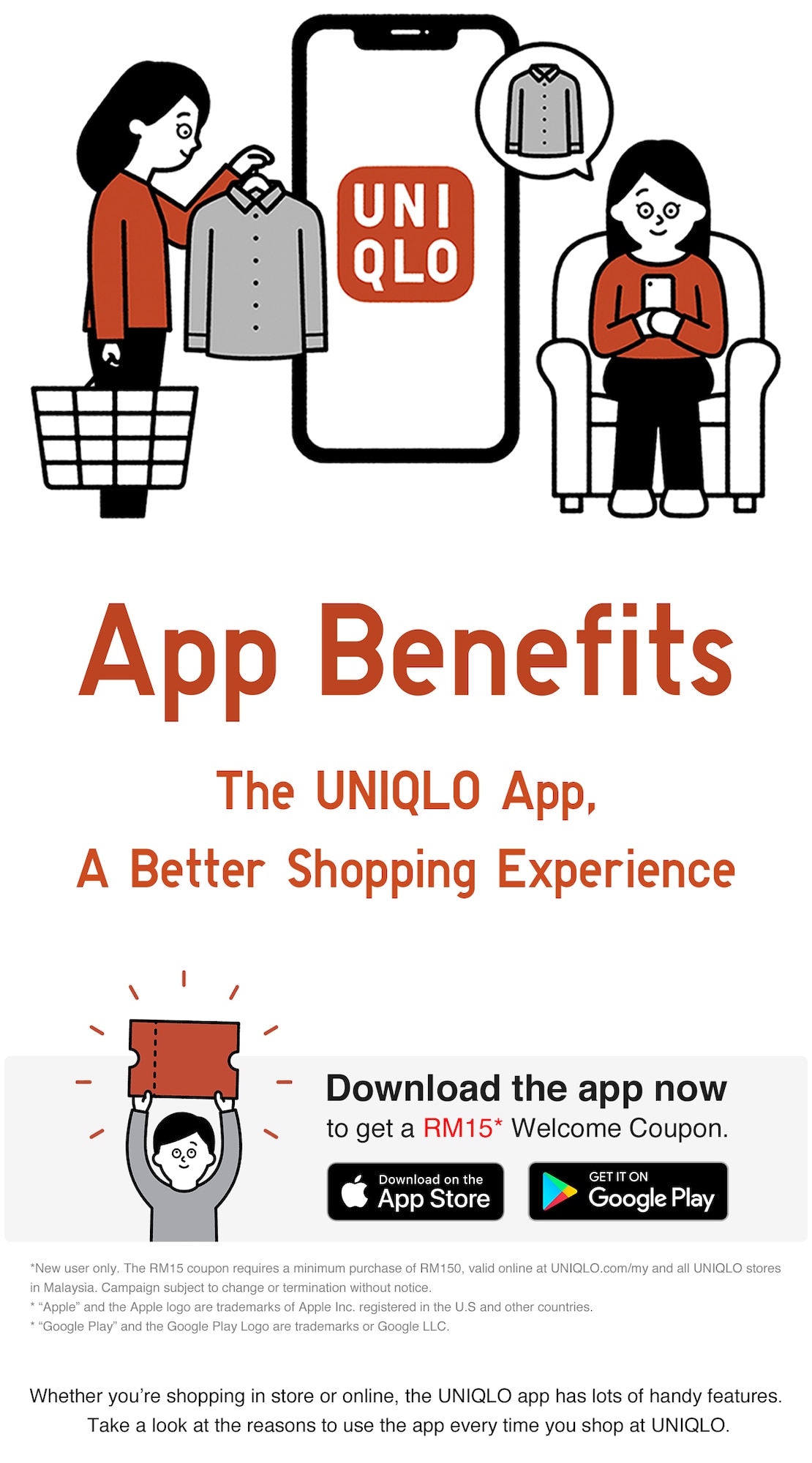 Shop, scan and enjoy App benefits. Download UNIQLO App now! - UNIQLO ...